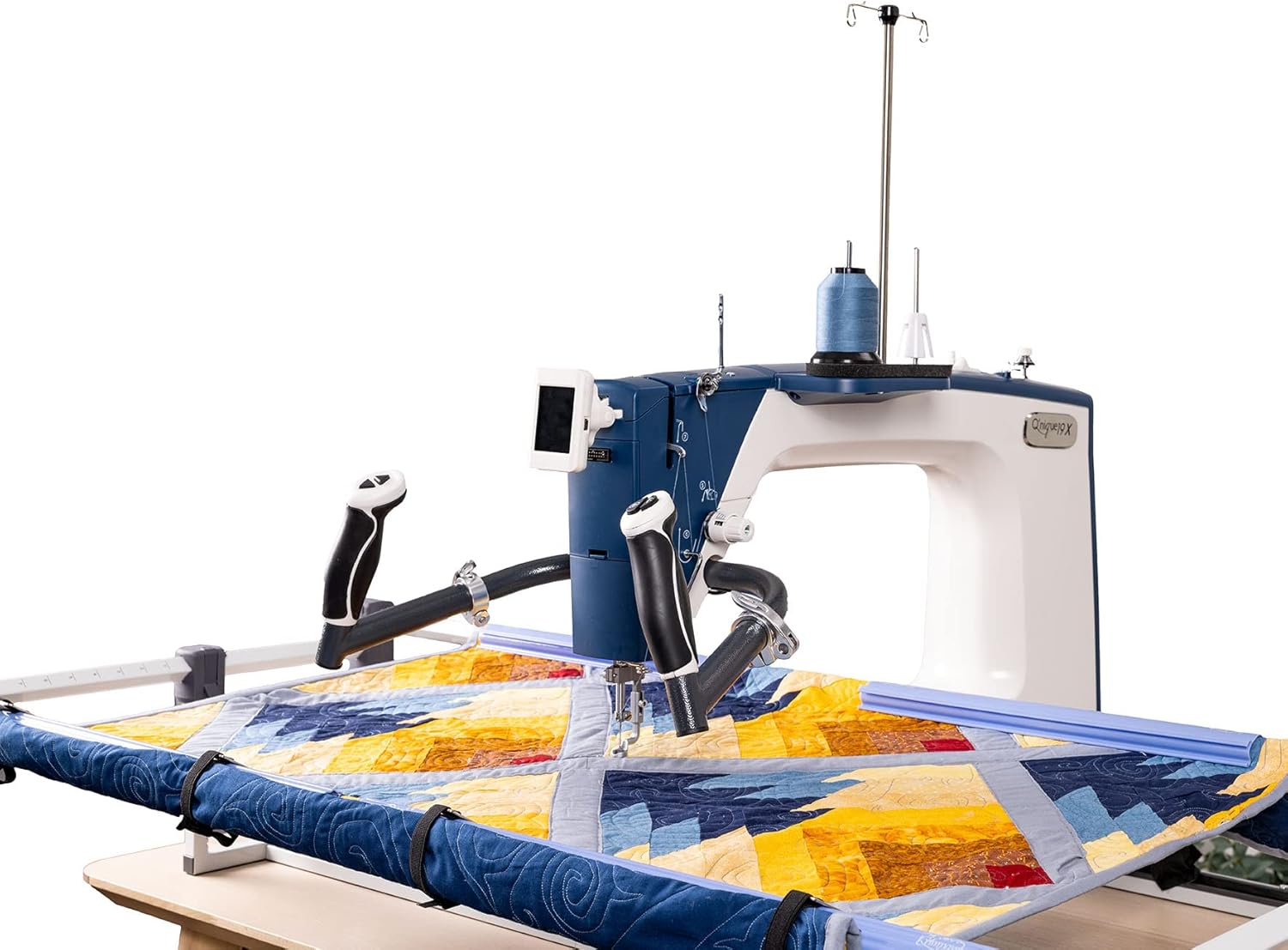 Amazon.com: Q'nique 19X Long Arm Quilting Machine and Cutie Breeze ...