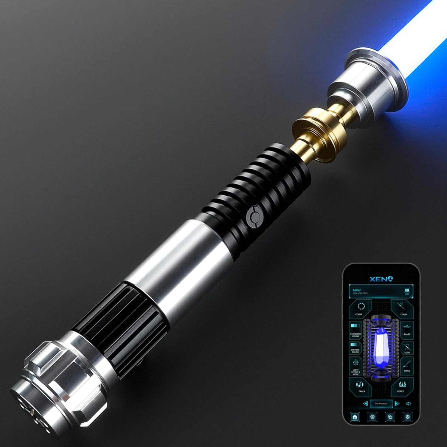 Amazon.com: G4E Lightsaber with Bluetooth App, Smooth Swing, 16 Sound ...