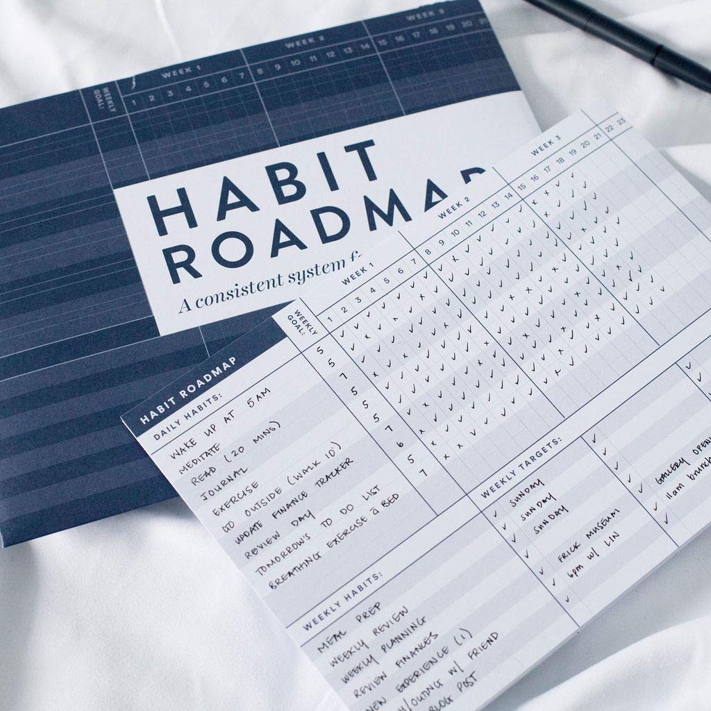 Buy Habit Roadmap by BestSelf - Visual Tool to Establish and Track Good ...