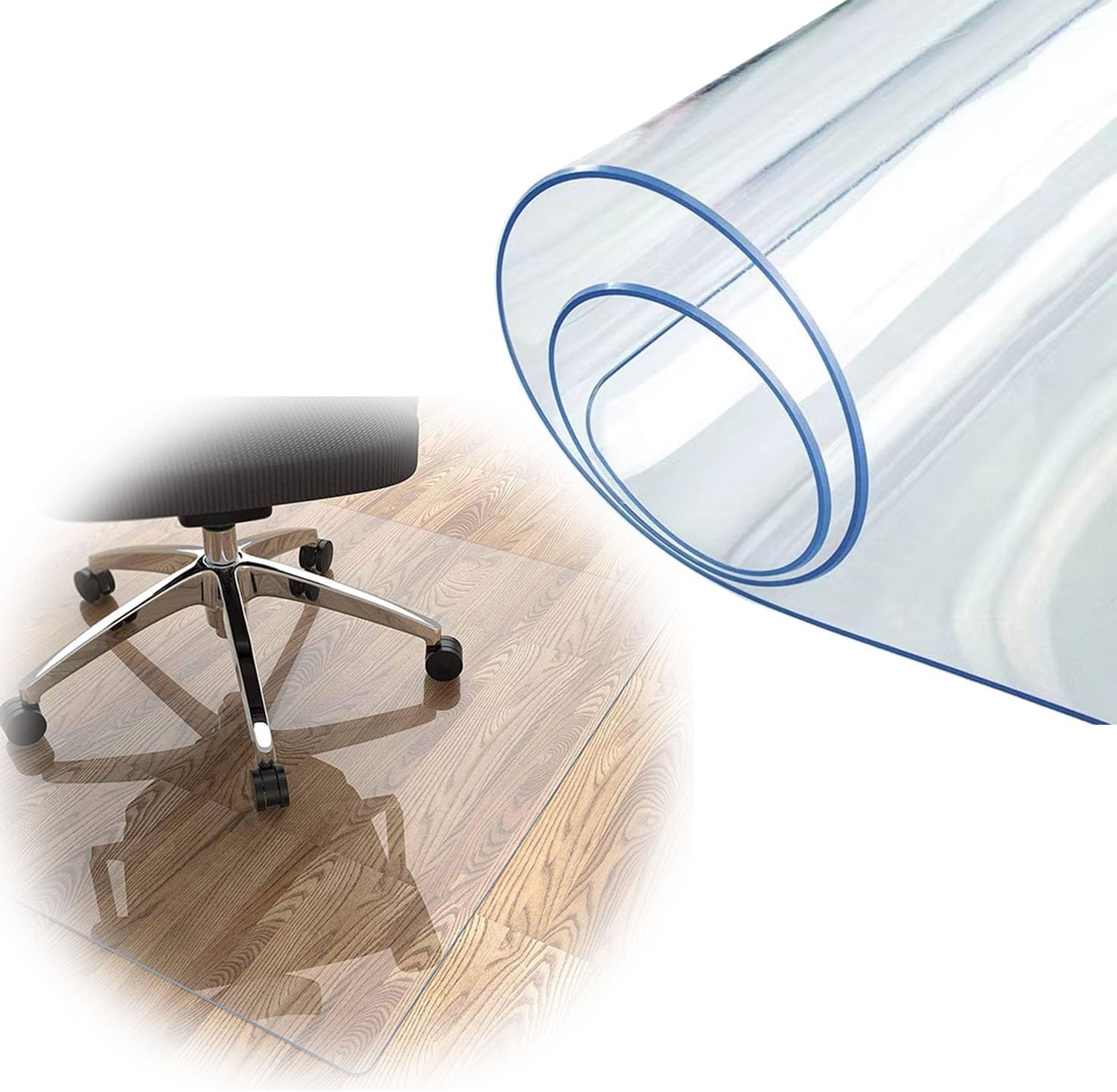 Amazon.com : PVC Carpet Protector Chair Mats Office Chair Mat Carpet ...