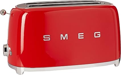 Amazon.com: SMEG TSF02RDUS 50's Retro Style 4 Slice Toaster, Red, large ...