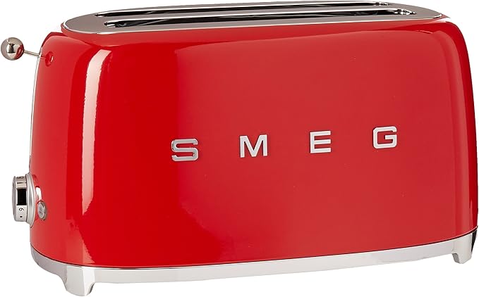 Amazon.com: SMEG TSF02RDUS 50's Retro Style 4 Slice Toaster, Red, large ...