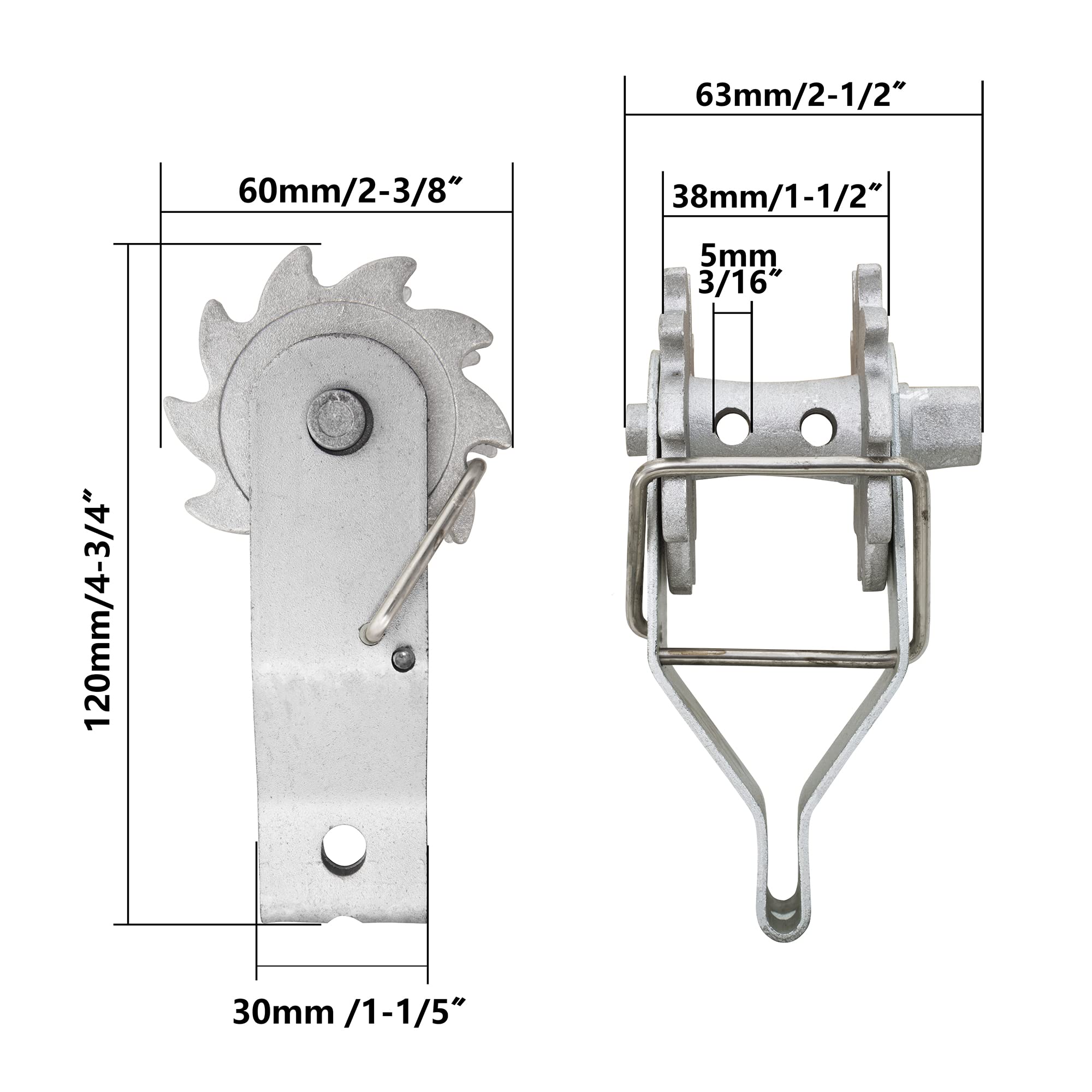 HITTITE Electric Fence Wire Strainer, 9 pcs Heavy Duty Inline Wire ...
