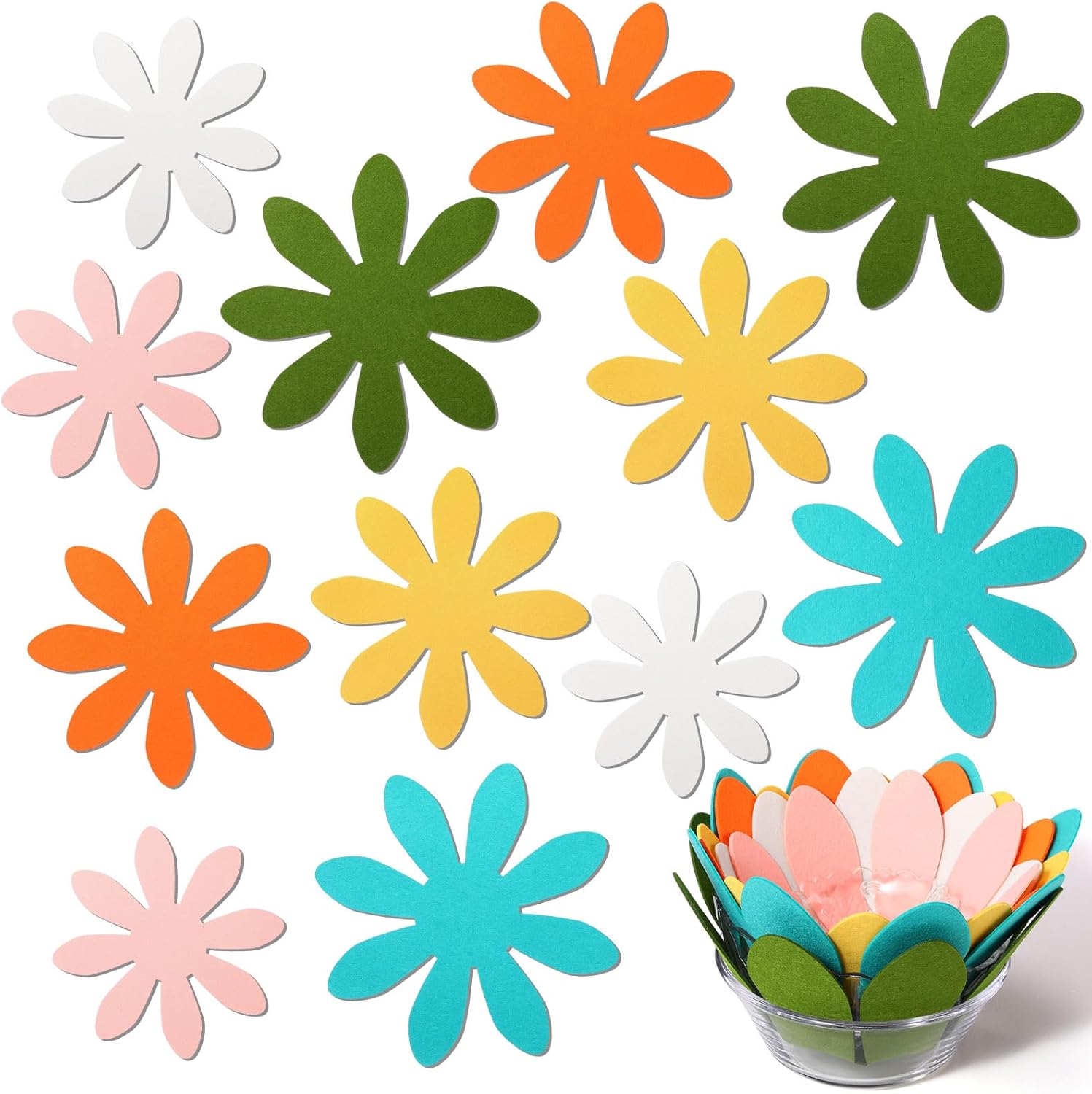 Amazon.com: Queekay 12 Pcs Felt Pot and Pan Protectors 12/14/16 Inch ...