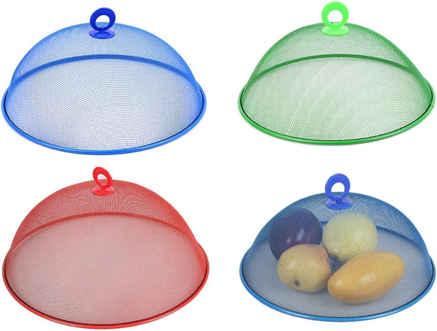 Bramble - 5 Mesh Pop-Up Food Covers, Collapsible Net Domes - Insect Fly ...