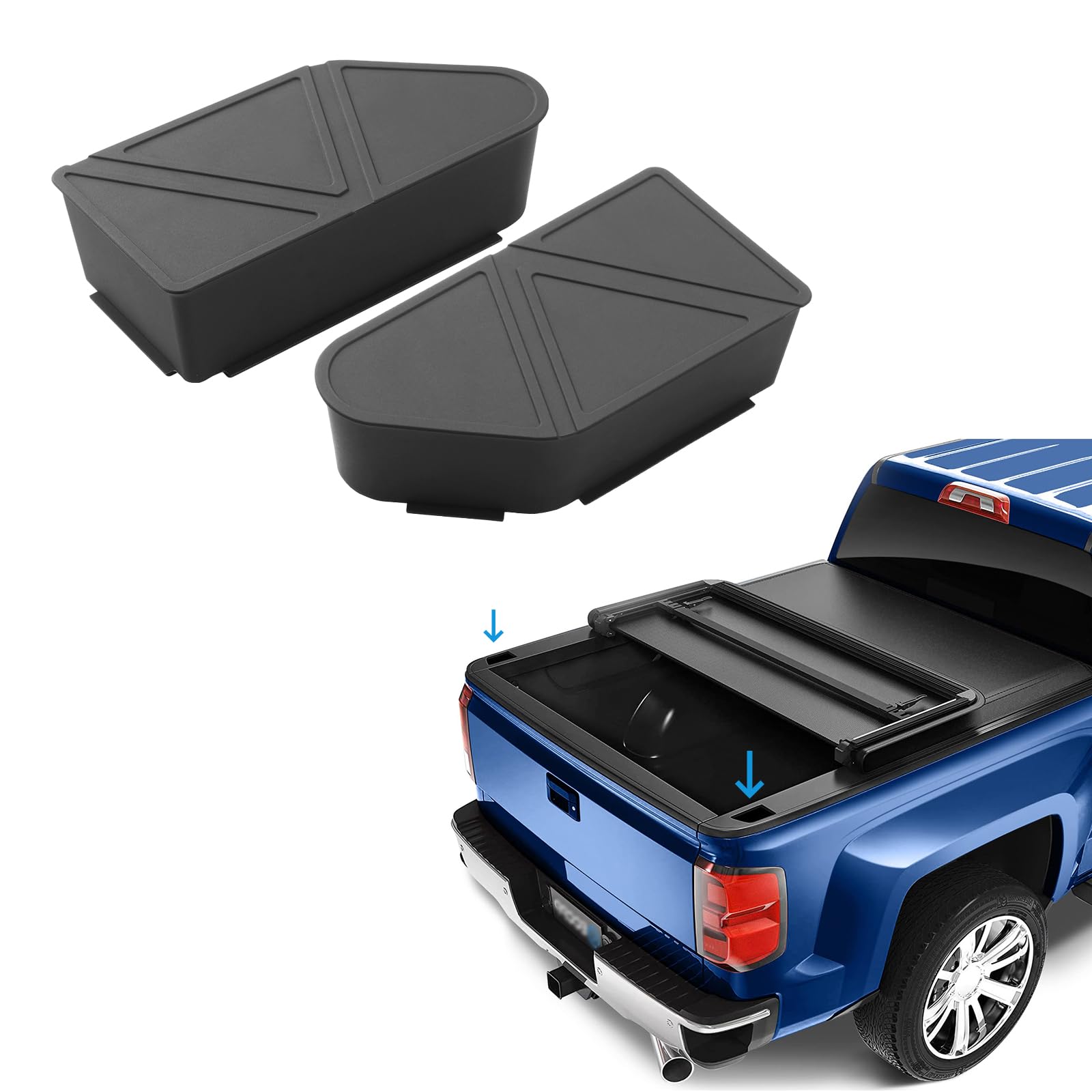 Snapklik.com : Shademax Upgraded Silicone Stake Pocket Covers Fit For ...
