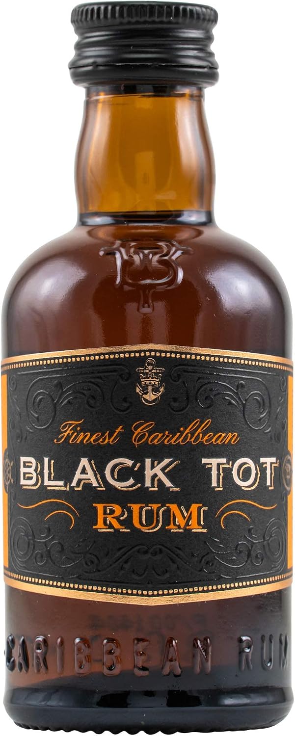 Black Tot Finest Caribbean Blended Rum | 5cl Miniature | 46.2 percent ...