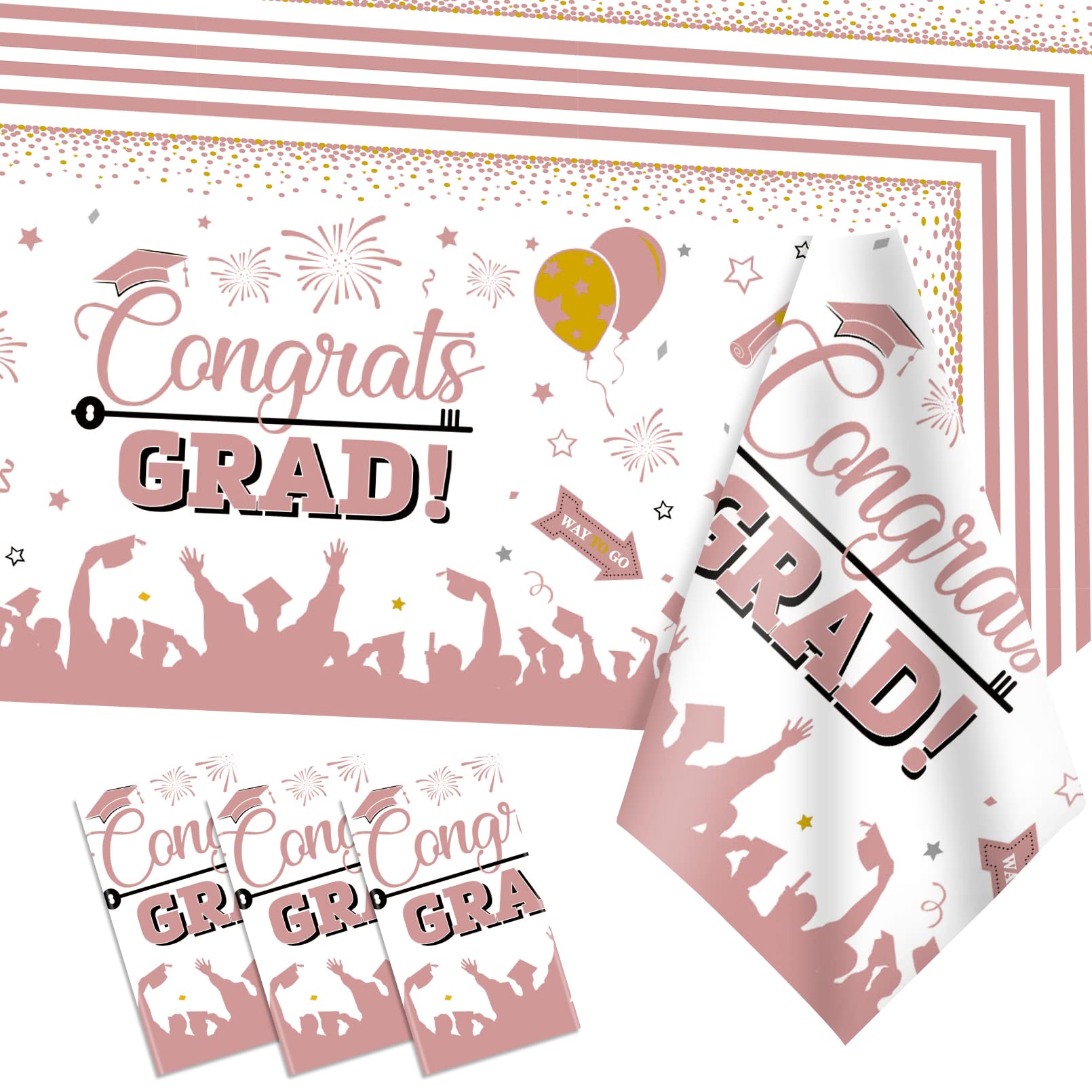 Pink Graduation Border