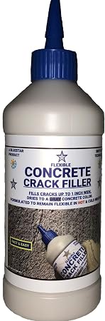 Bluestar Flexible Concrete Crack Filler (Gray), DIY - No Special Tools ...