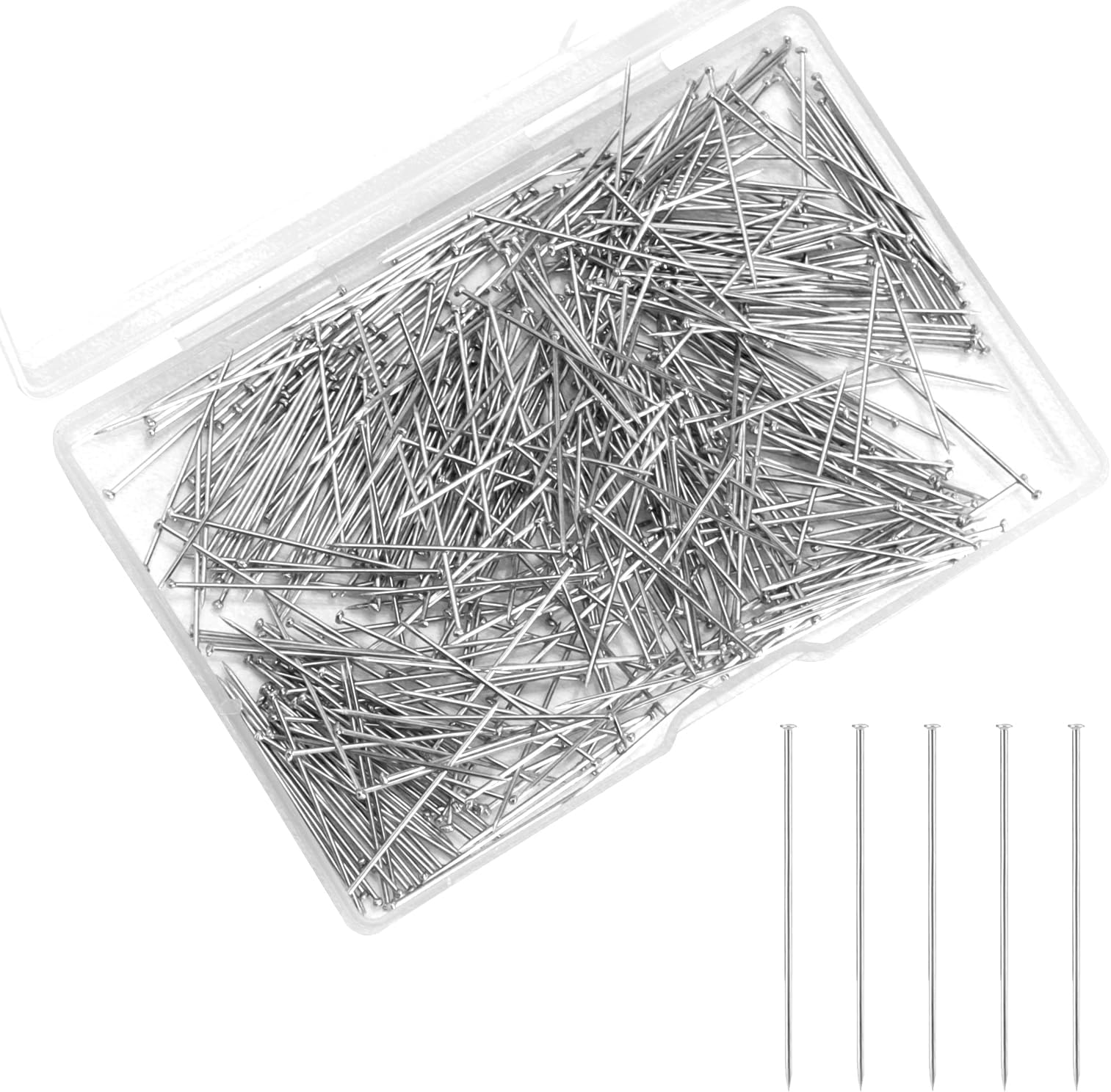 Épingles à Couture, 500 PCS 26 mm Aiguilles d'Épingles en Acier ...