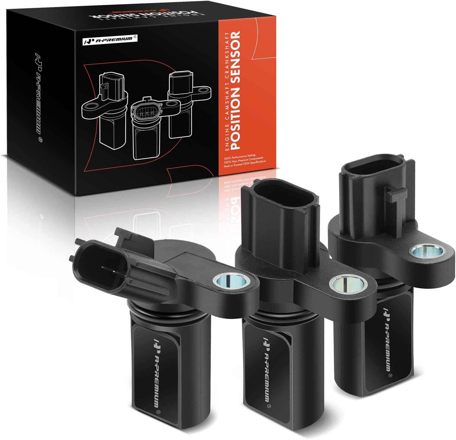 A-Premium Camshaft Crankshaft Position Sensor Compatible with Nissan ...