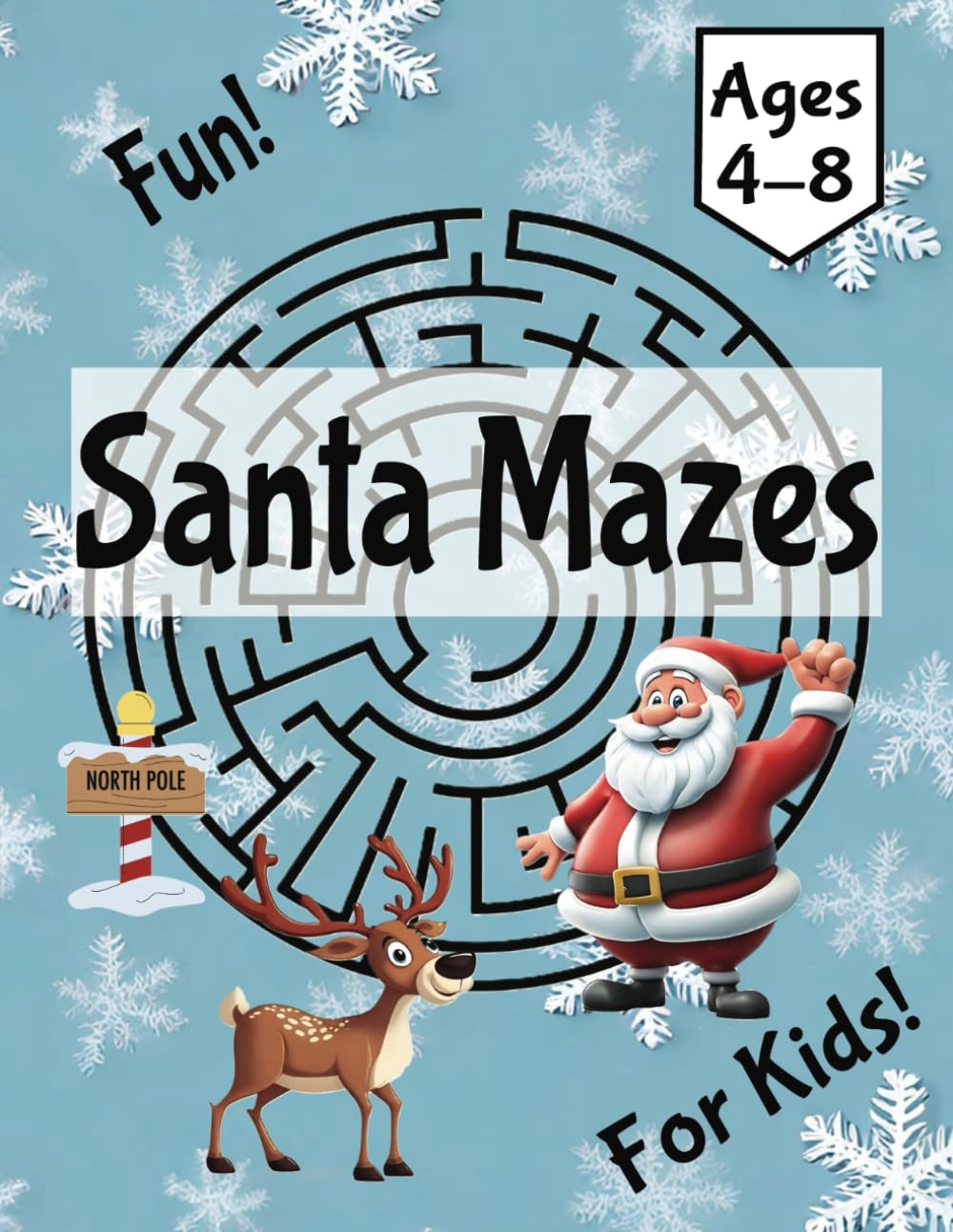 Santa Mazes: Fun for Kids: Kringle, Klaus: 9798870510323: Amazon.com: Books