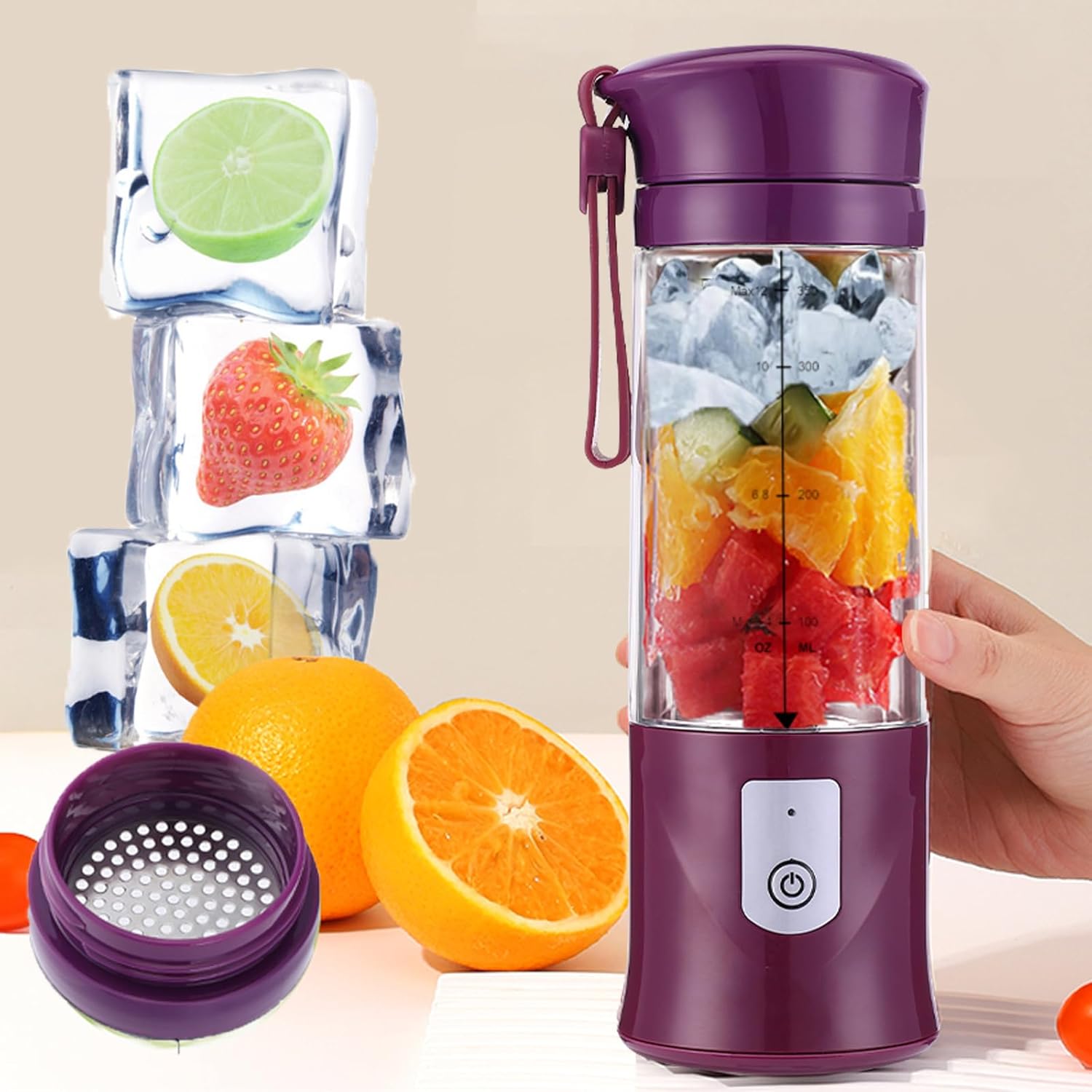 Amazon.com: Personal Blender for Shakes and Smoothies, Portable Blender ...