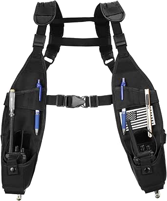 Amazon.com: Universal Double Radio Shoulder Holster Chest Harness Vest ...