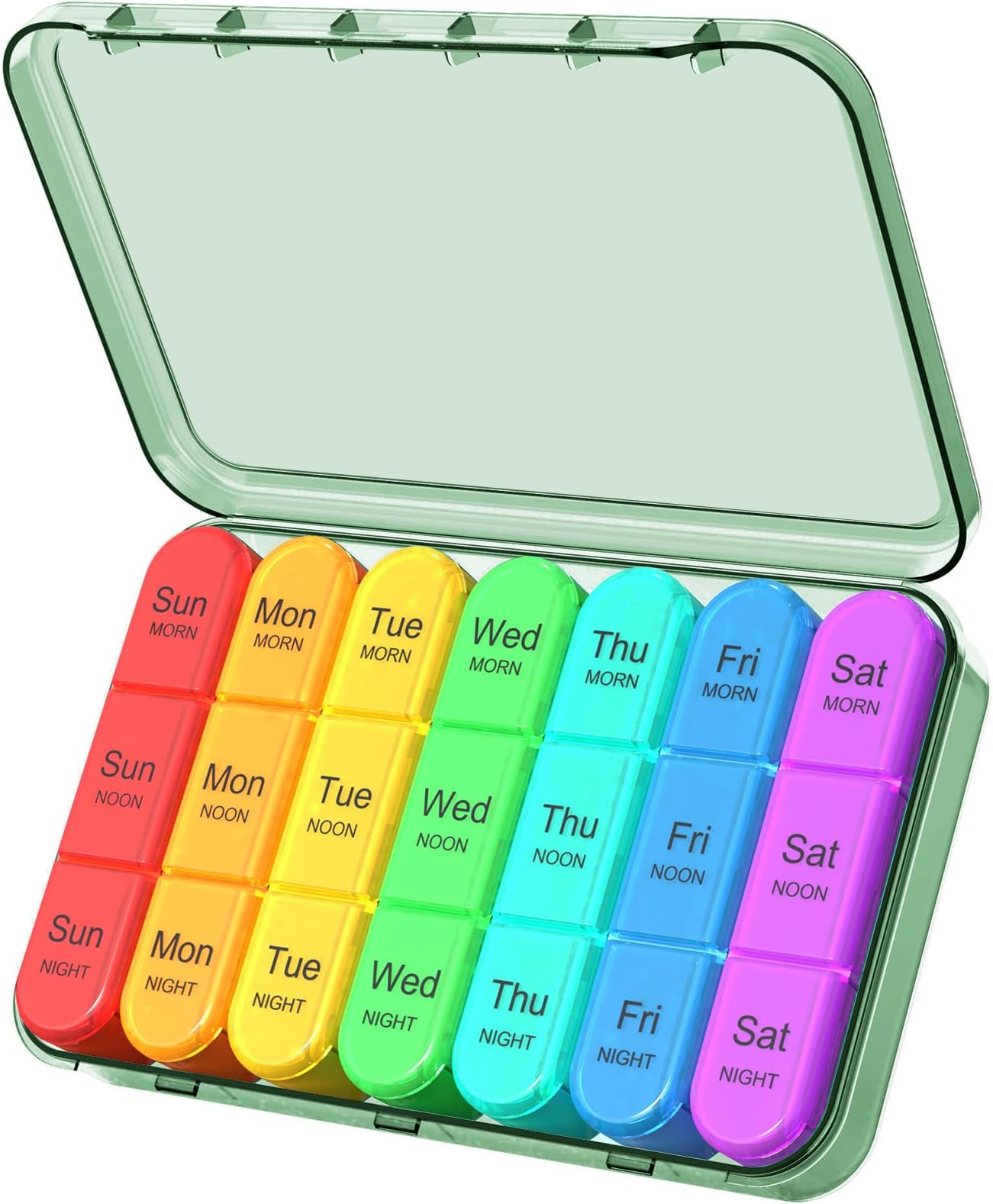 Amazon.com: Pill Organizer 3 Times a Day, Weekly Pill Organizer 3 Times ...