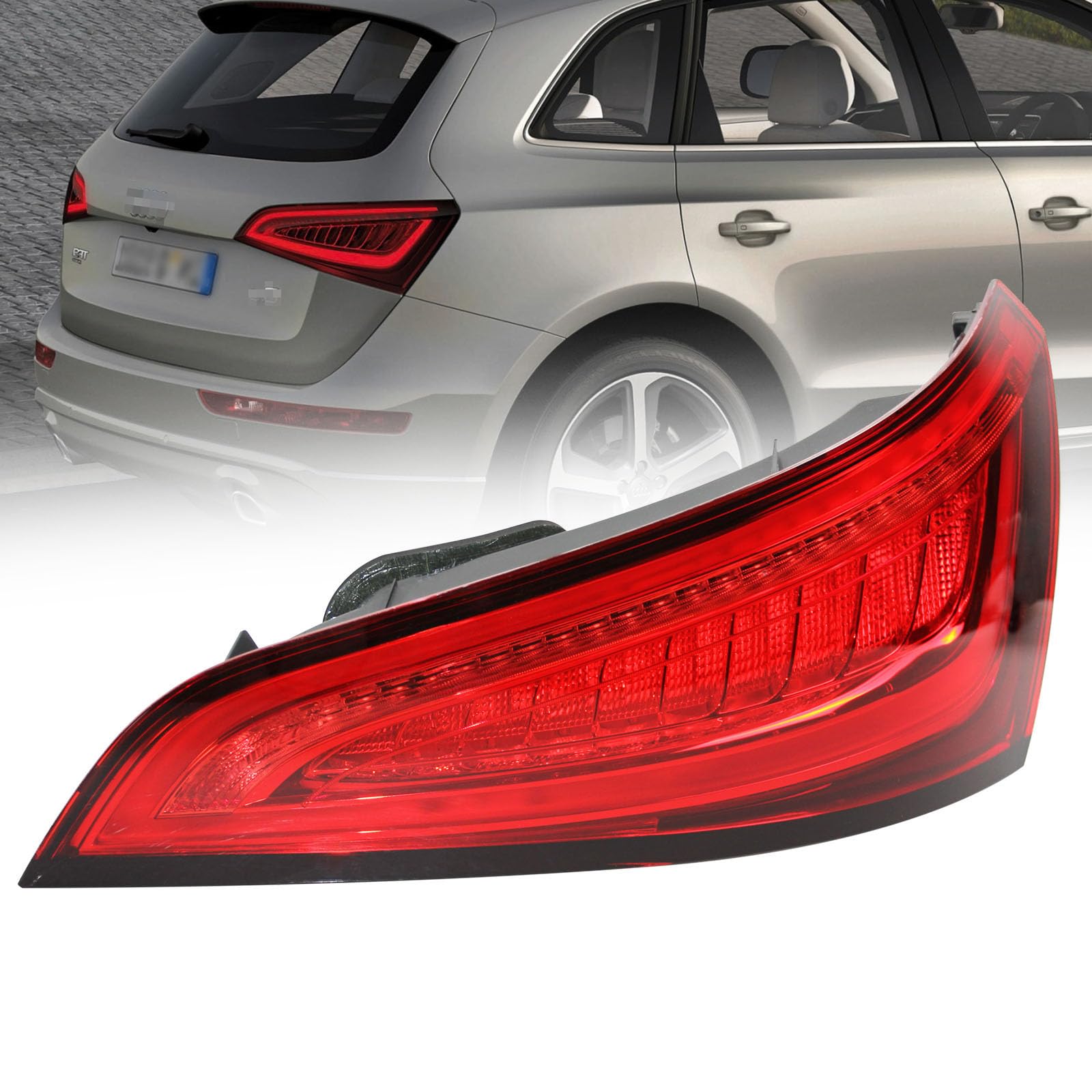 LED Tail Light Assembly Compatible With 2013-2017 Audi Q5 Taillight ...