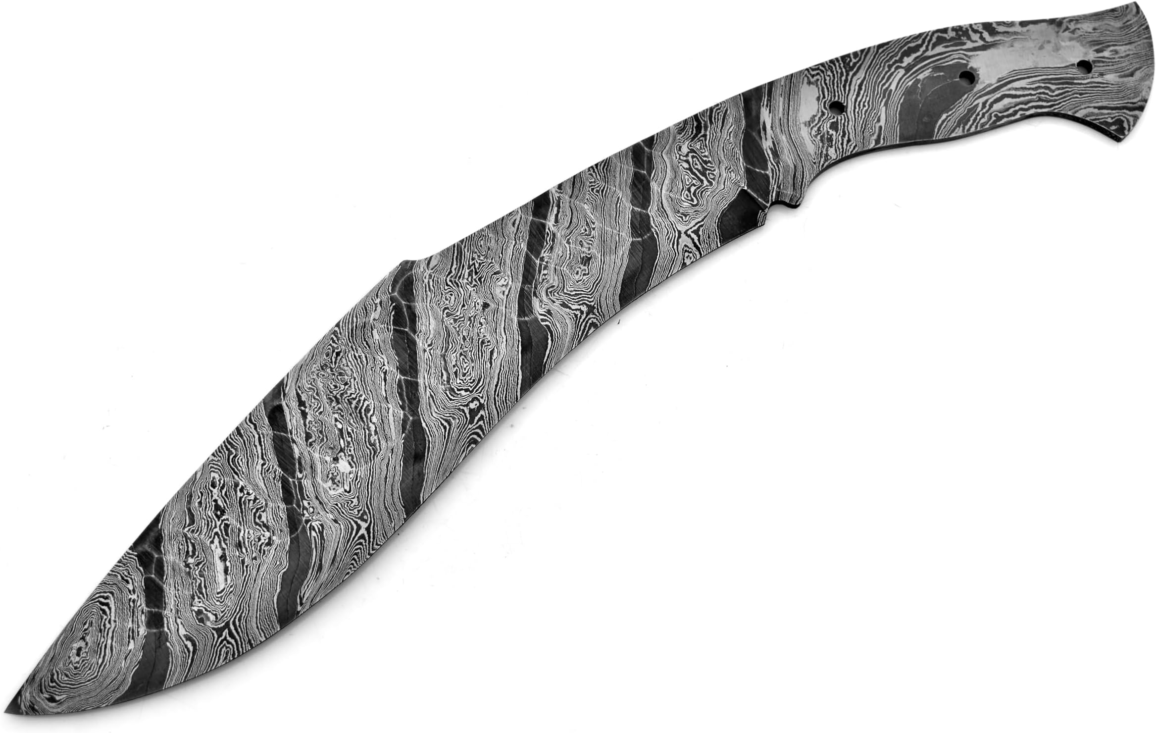 Amazon.com : Silver Edge Knives Damascus Steel Kukri Knife Blanks for ...