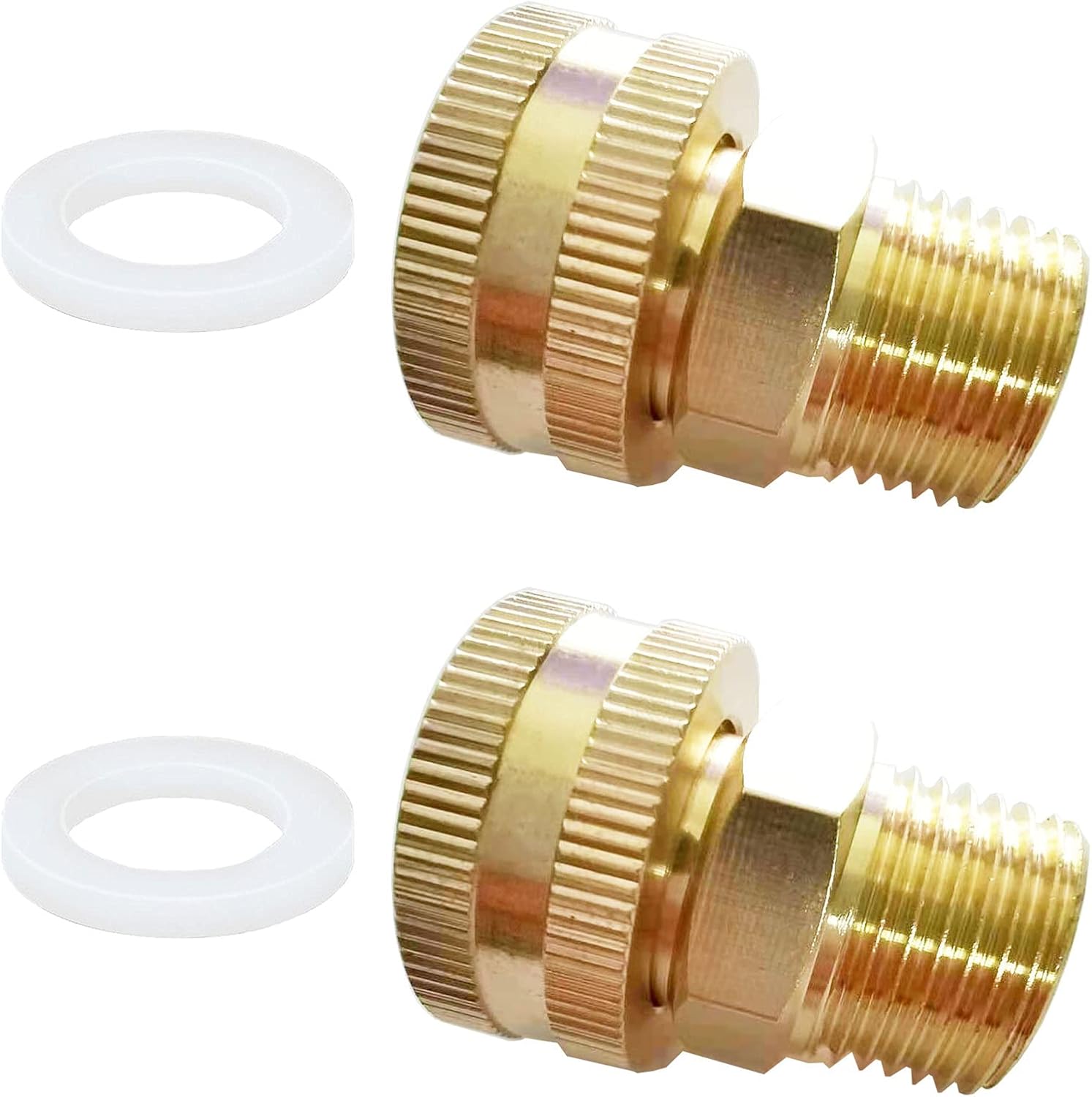 Amazon.com : YOUHO Garden Hose Adapter Garden Hose to Pipe Fittings ...