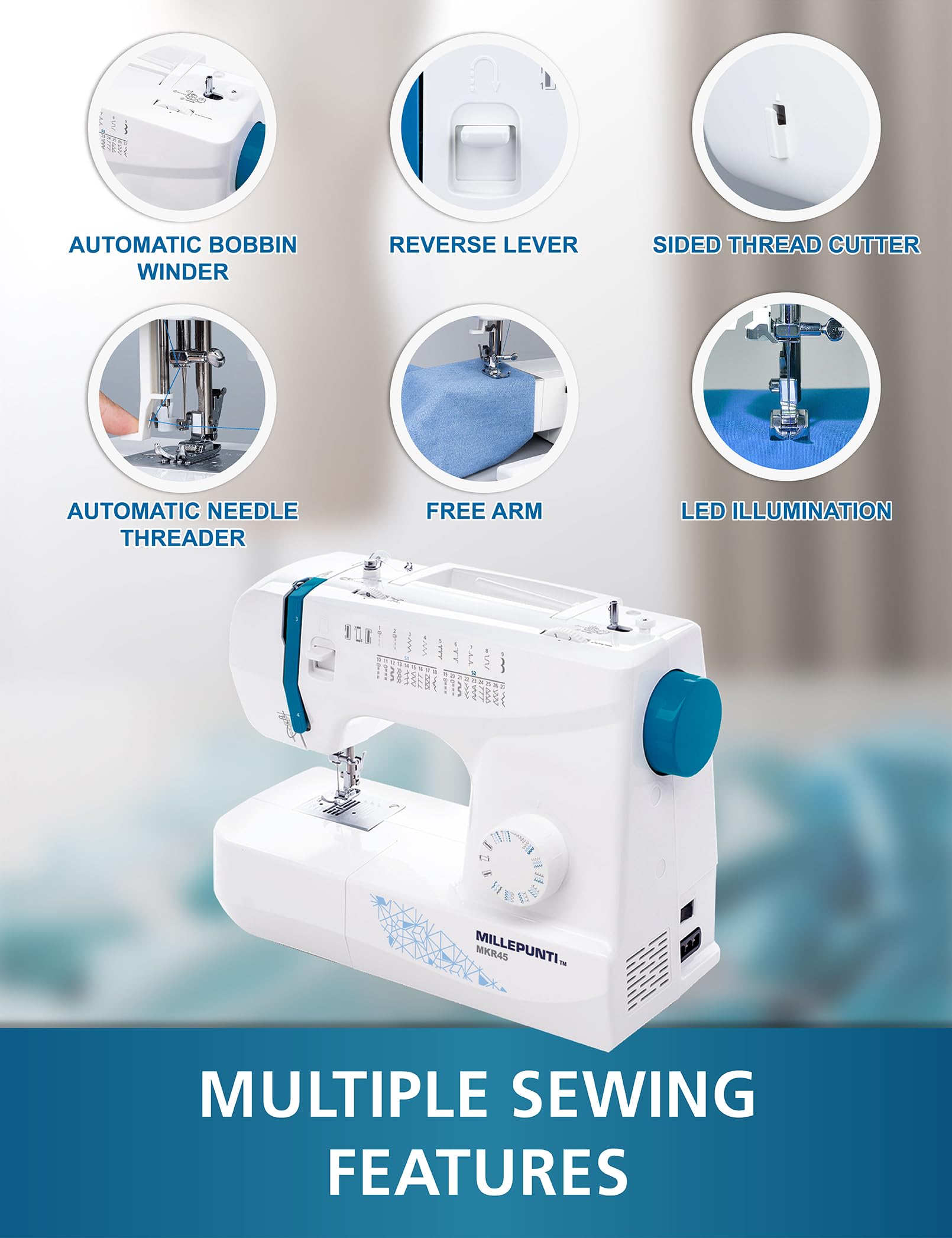 Snapklik.com : MILLEPUNTI Sewing Machine