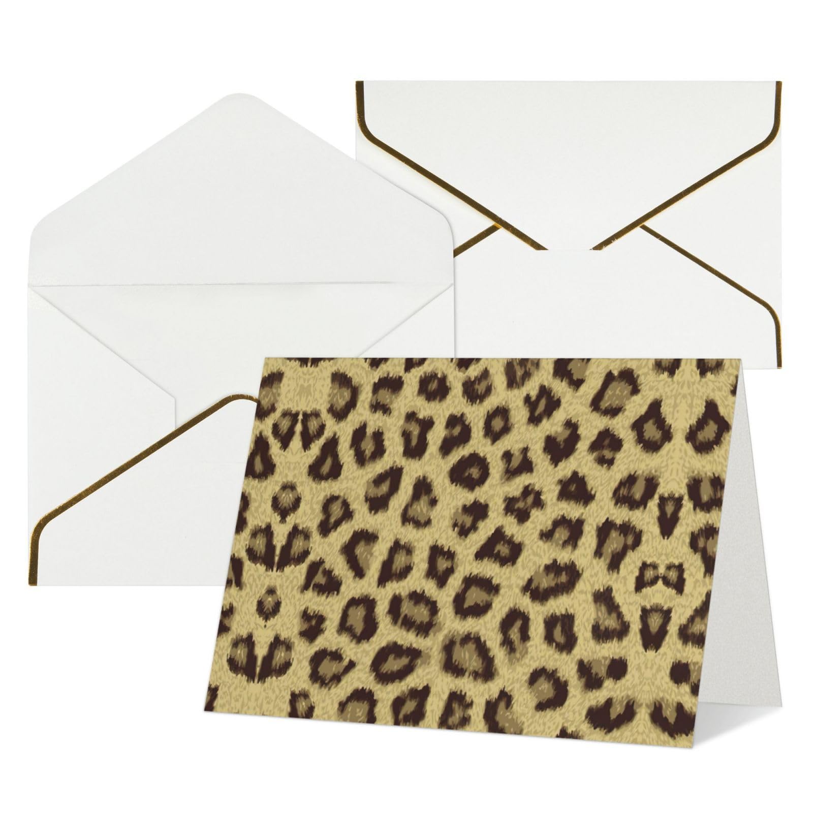 Leopard Print Card Stock Paper