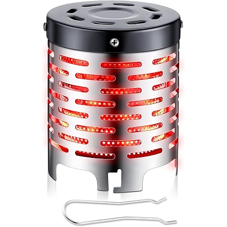 2 Pcs Camping Mini Heater Stainless Steel Tent Heater for Camping with ...