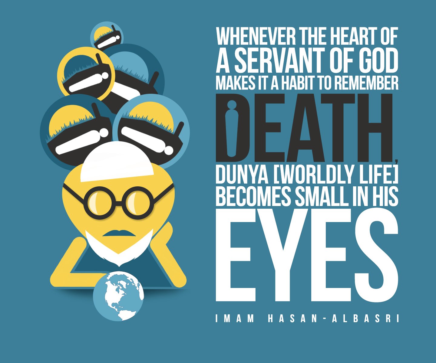 Buy Islamic Quotations |Imam Hasan- Al Basri | Whenever The Heart of a ...