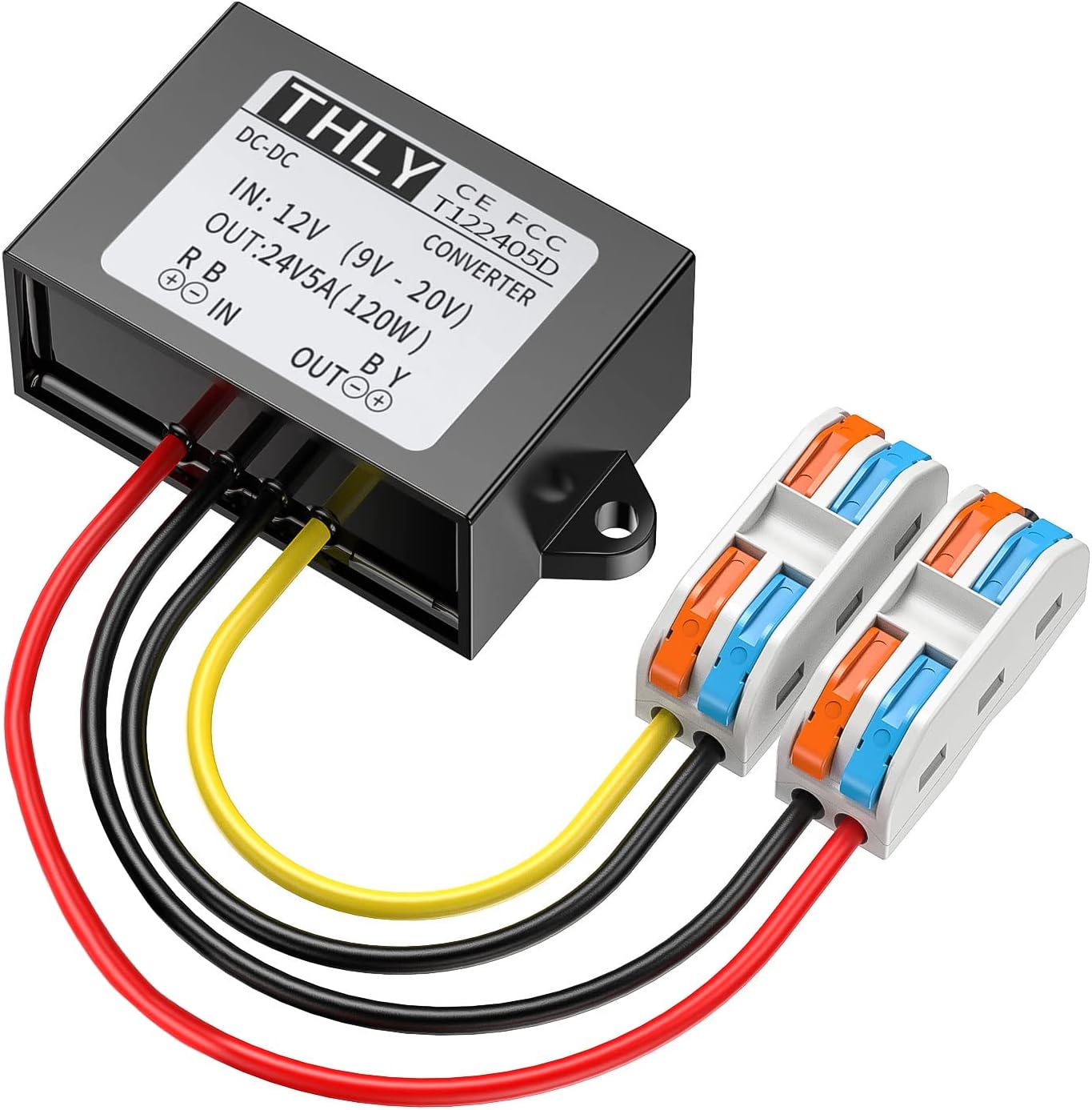 DC-DC 12V to 24V Boost Converter Step up Power Supply Voltage Converter ...