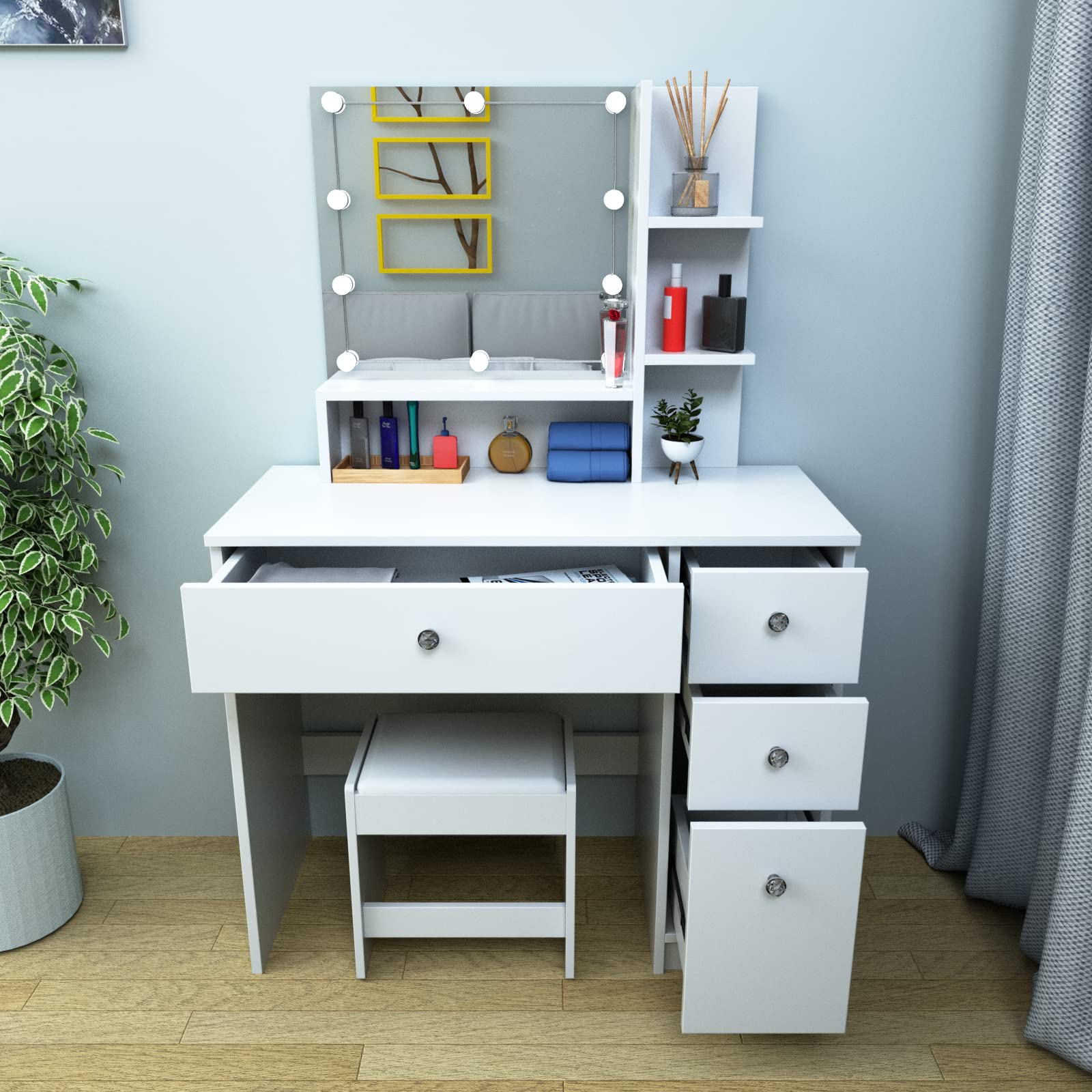 Backstage Makeup Station