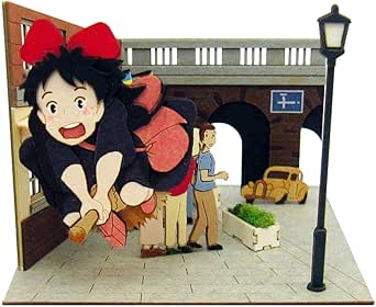 Amazon.co.jp: Kiki's Delivery Service Papercraft : Toys & Games