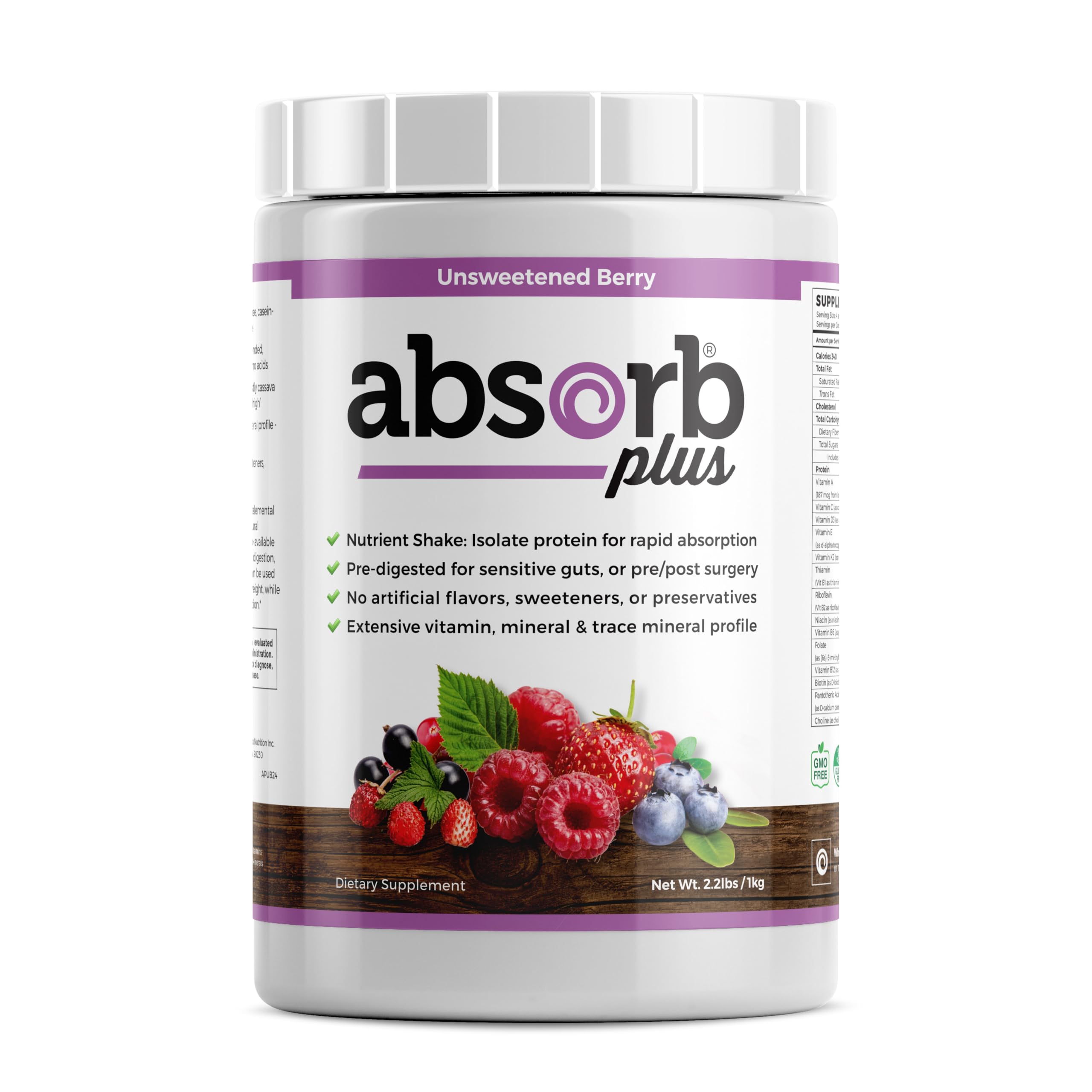 Amazon.com: Absorb Plus Elemental Shake – Powdered Blend – Lactose-Free ...