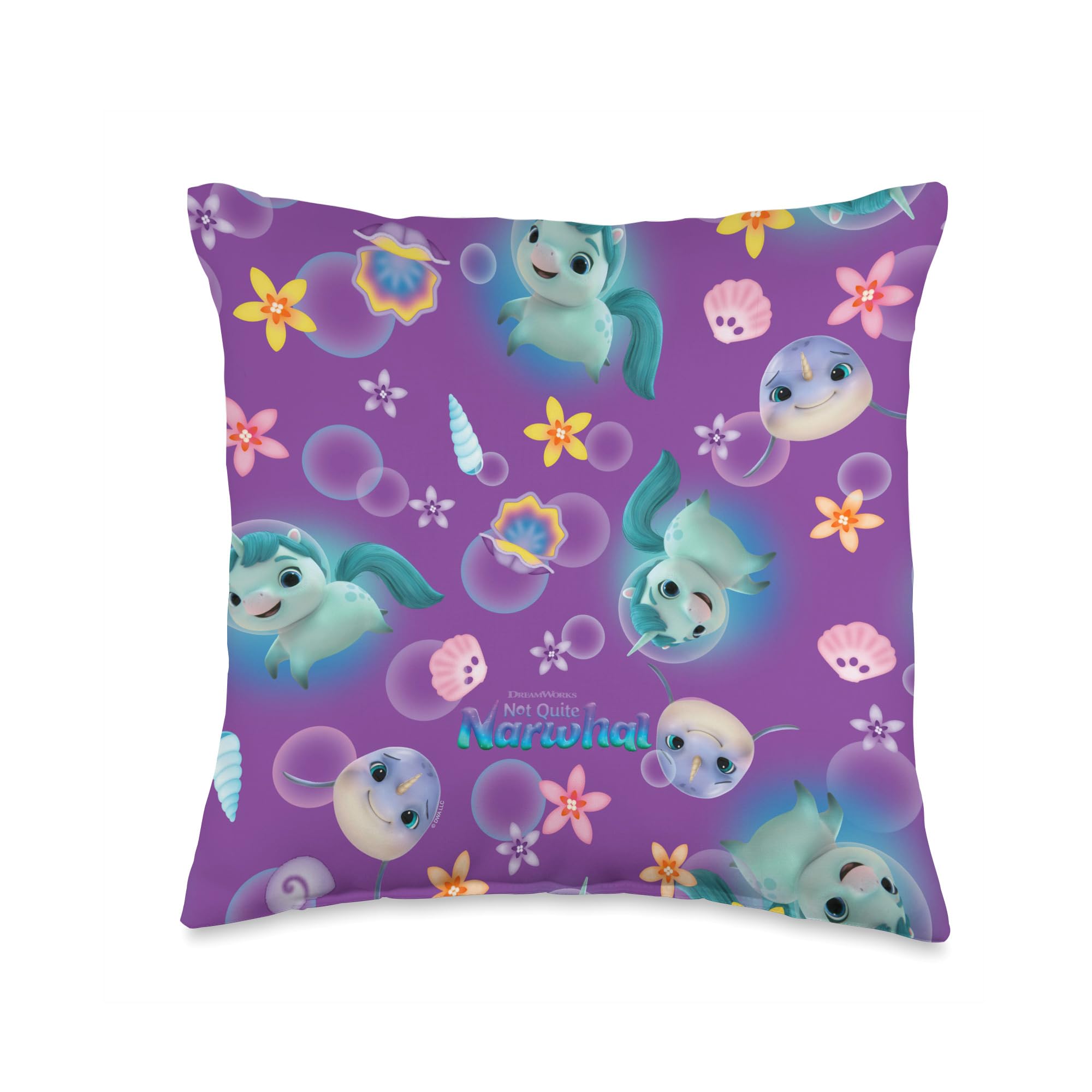 Amazon.com: DreamWorks Not Quite Narwhal Kelp and Scallop All Over ...