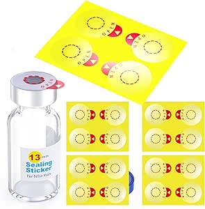 Amazon.com: Laboratory Circle Sealing Sticker Self Adhesive Sealing ...