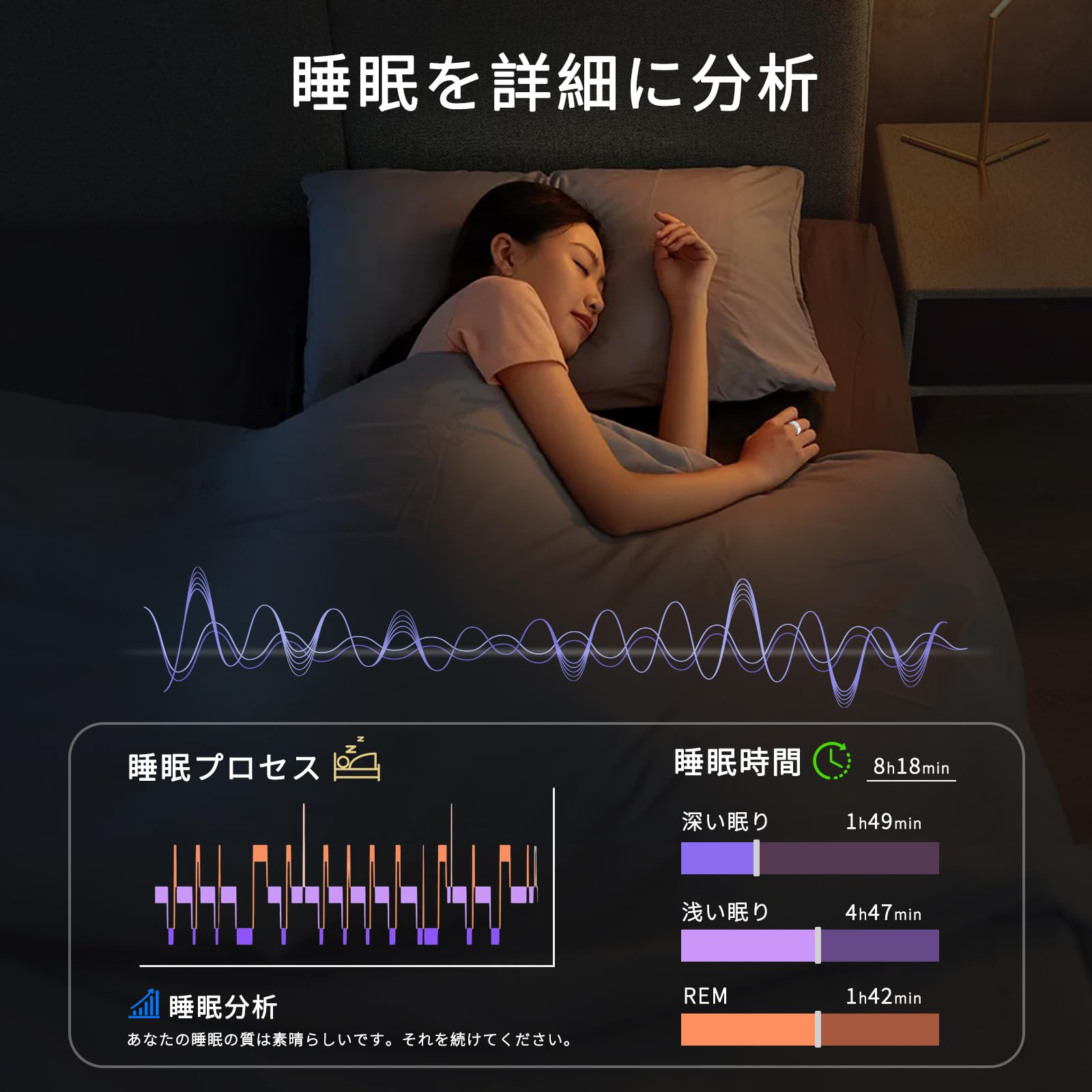 Amazon.co.jp: スマートリング 健康管理【2025年新登場・カメラ制御