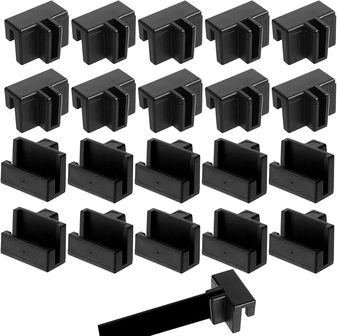 Amazon.com : 20pcs Hanging File Rails Clips File Drawer Rails Divider ...