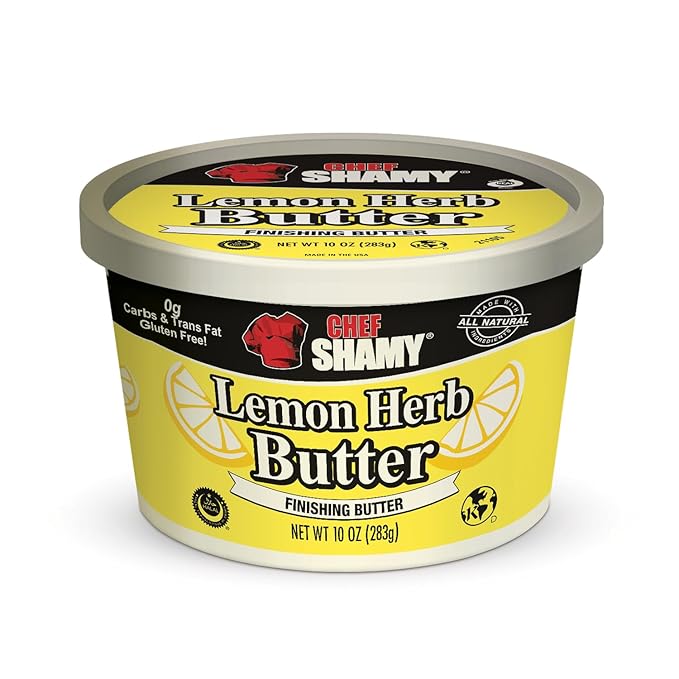 Amazon.com: Chef Shamy Lemon Herb Butter — 100% Natural Flavored Craft ...