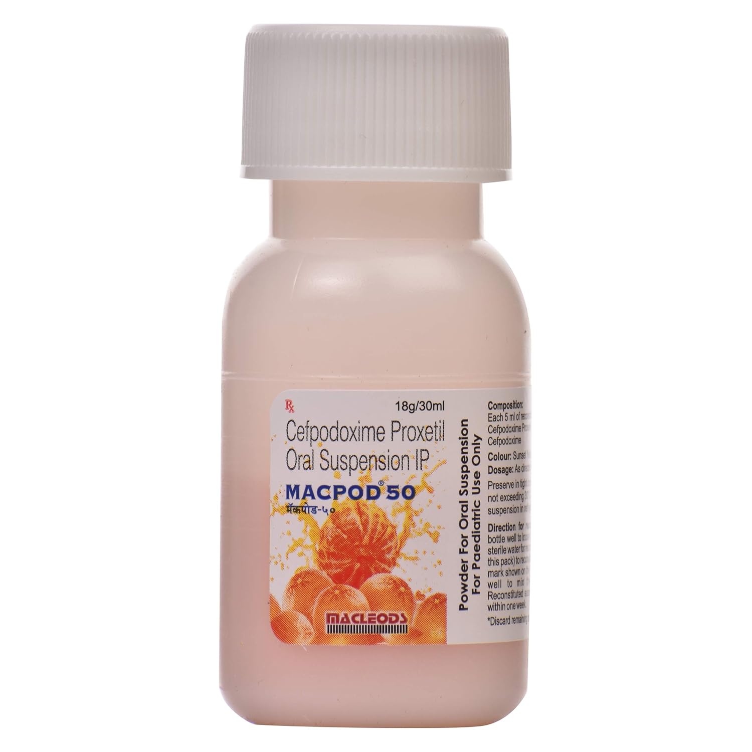 Macpod 50 - Bottle of 18 g / 30 ml Oral Suspension : Amazon.in: Health ...