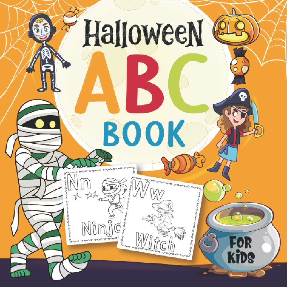 Halloween Abc Book for kids: Fun Coloring Books for Toddlers & Kids ...