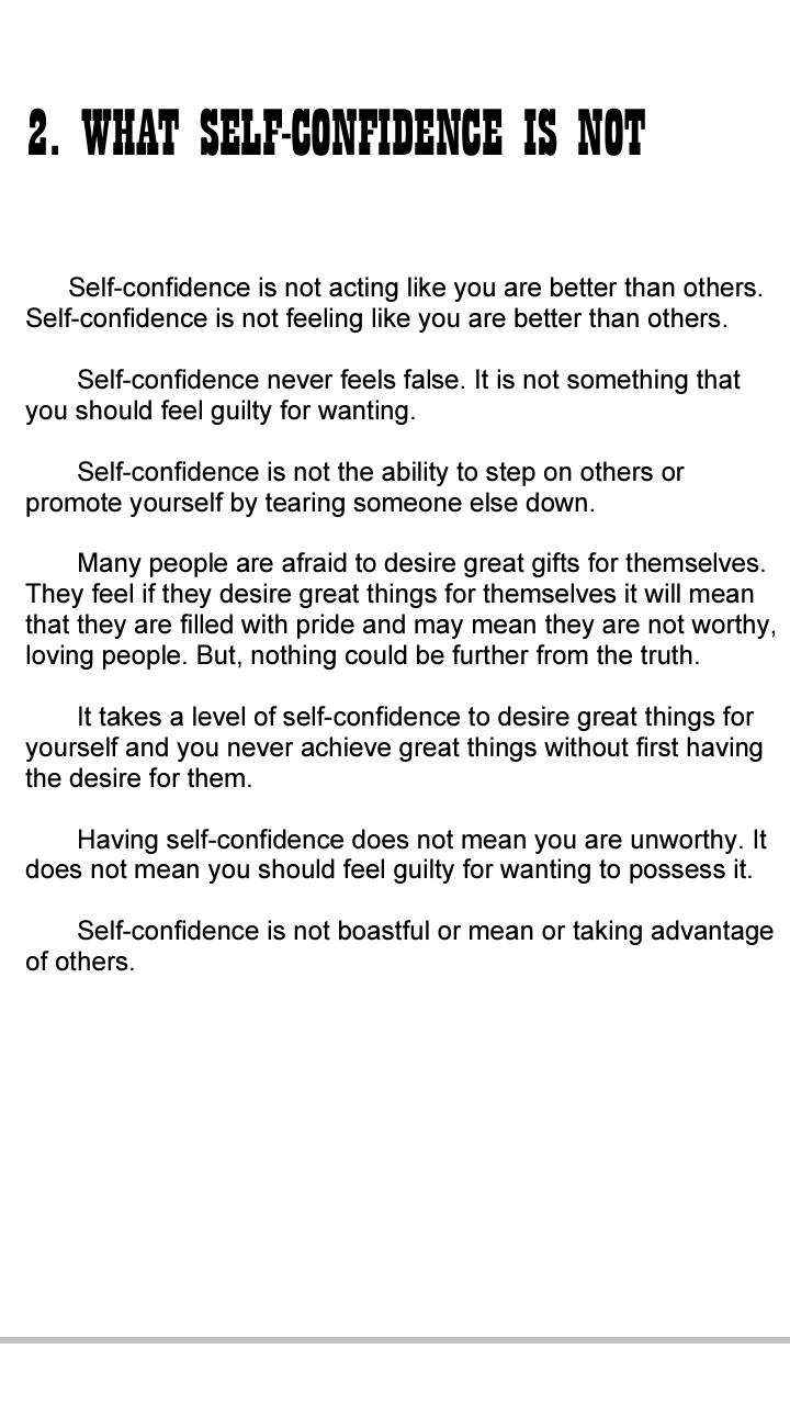 Keys to Self Confidence - App on Amazon Appstore