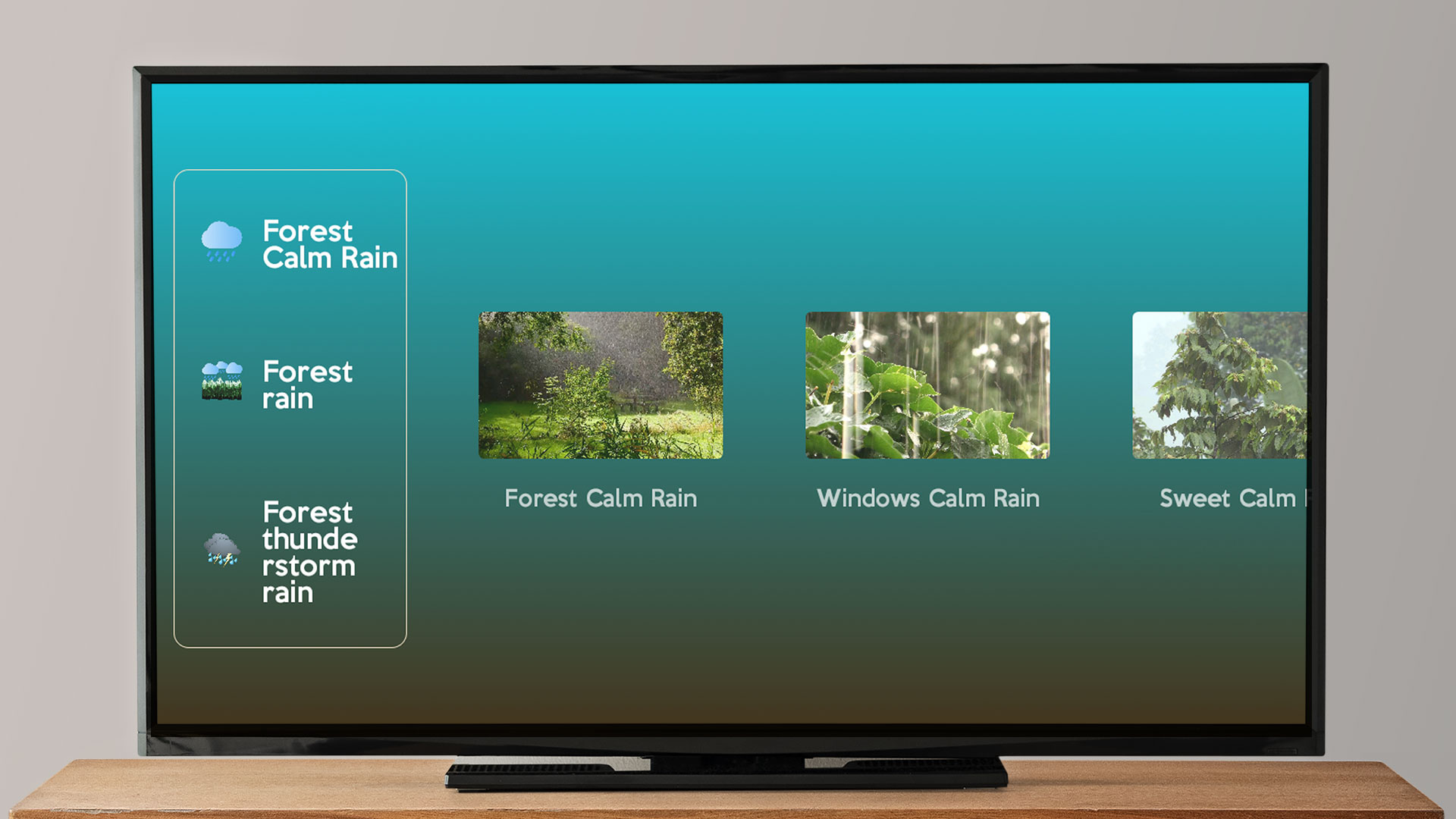 Cascading Rain Symphony: Rainforest ASMR Bliss for Serene Sleep For Fire Tablets & Fire TV - App ...