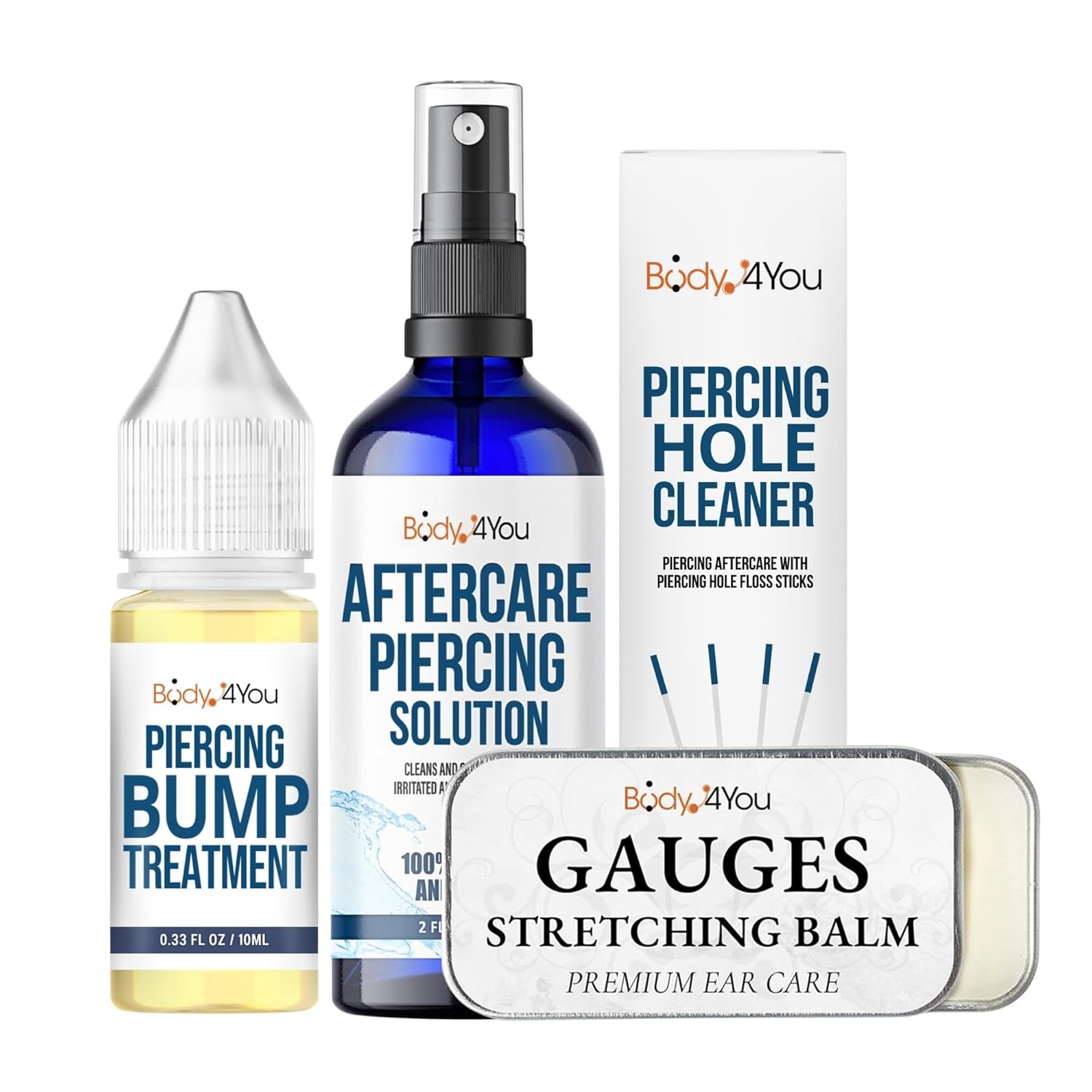 Amazon.com: BodyJ4You Piercing Aftercare Spray Keloid Bump Removal ...