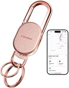 Amazon.com: Keychain, Key Finder Built-in Anti-Loss Tracker, Heavy Duty ...