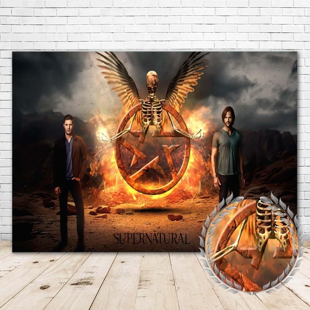 Amazon.com : Supernatural Birthday Party Supplies - 5x3ft Vinyl ...