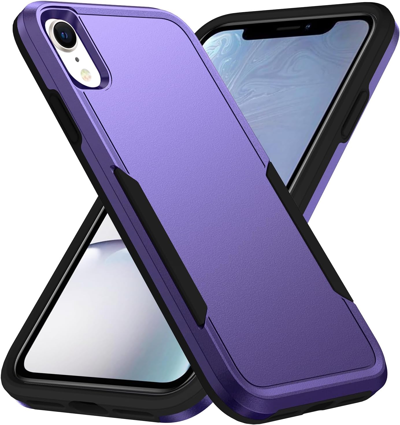 Amazon.com: Hsefo Compatible with iPhone XR Case, Heavy Duty Protection ...