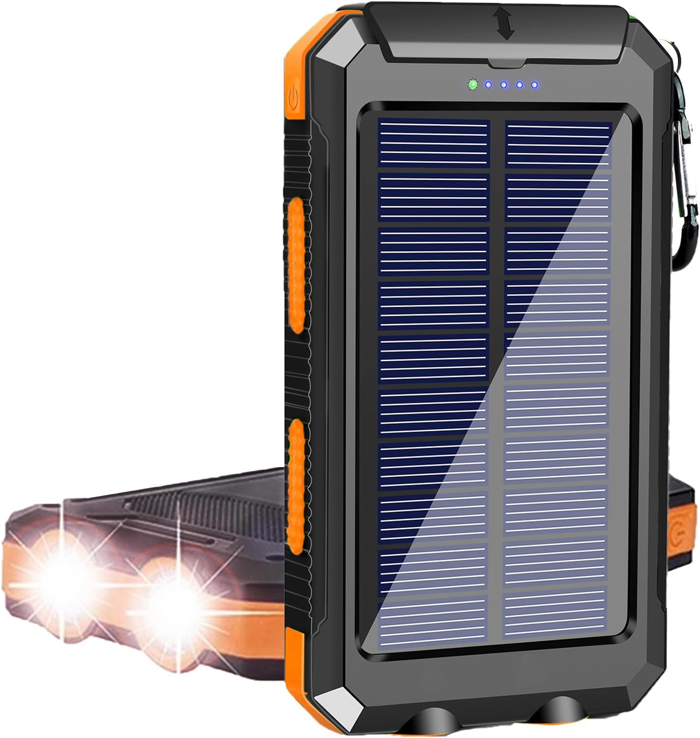 Amazon.com: Solar Charger 20000mAh Portable Solar Power Bank for Cell ...
