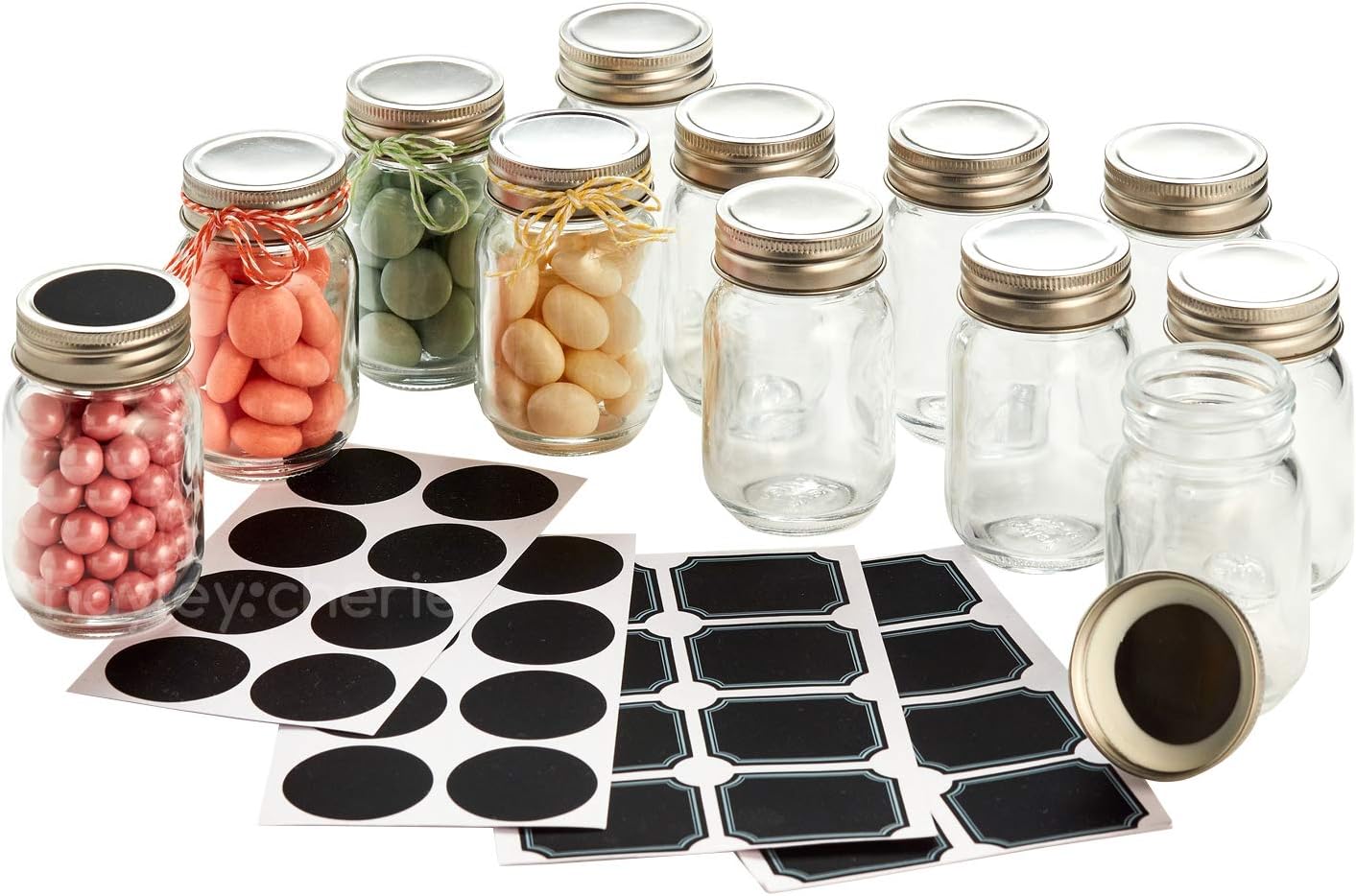 Amazon.com: Grant Howard 51067 Perfect Mason Mini Jar, 3 oz., Set of 6 ...