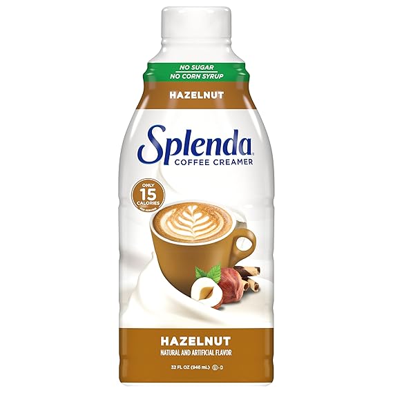 Amazon.com: SPLENDA Sugar Free Hazelnut Coffee Creamer, 32 Fl Oz ...