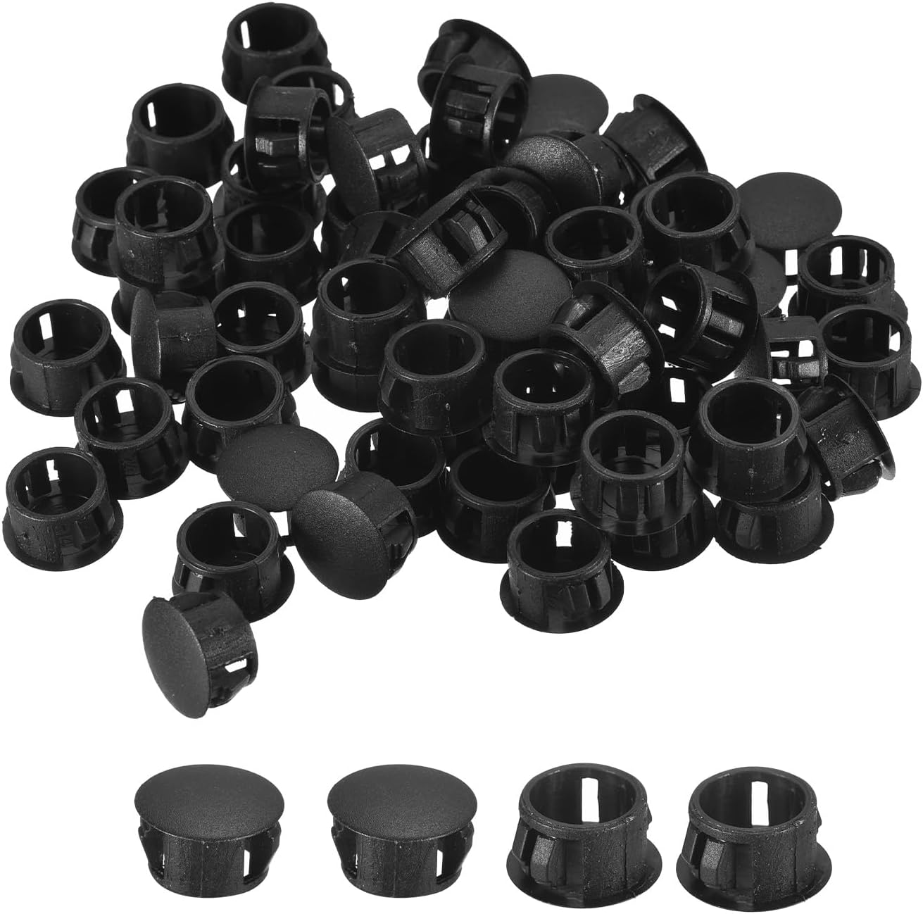Amazon.com: uxcell 35/64" Plastic Hole Plugs, 110Pcs Flush Type Panel ...