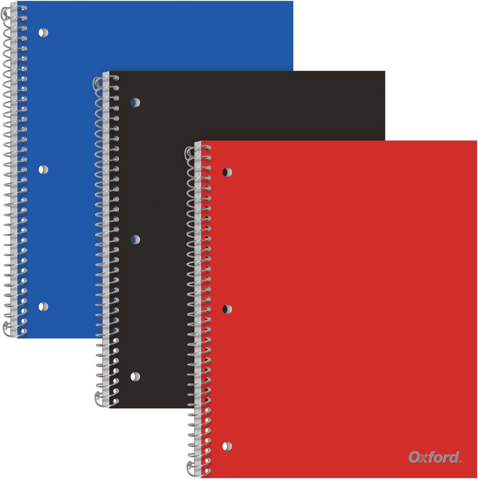 Amazon.com : Oxford Spiral Notebooks, 1 Subject, College Ruled Paper ...