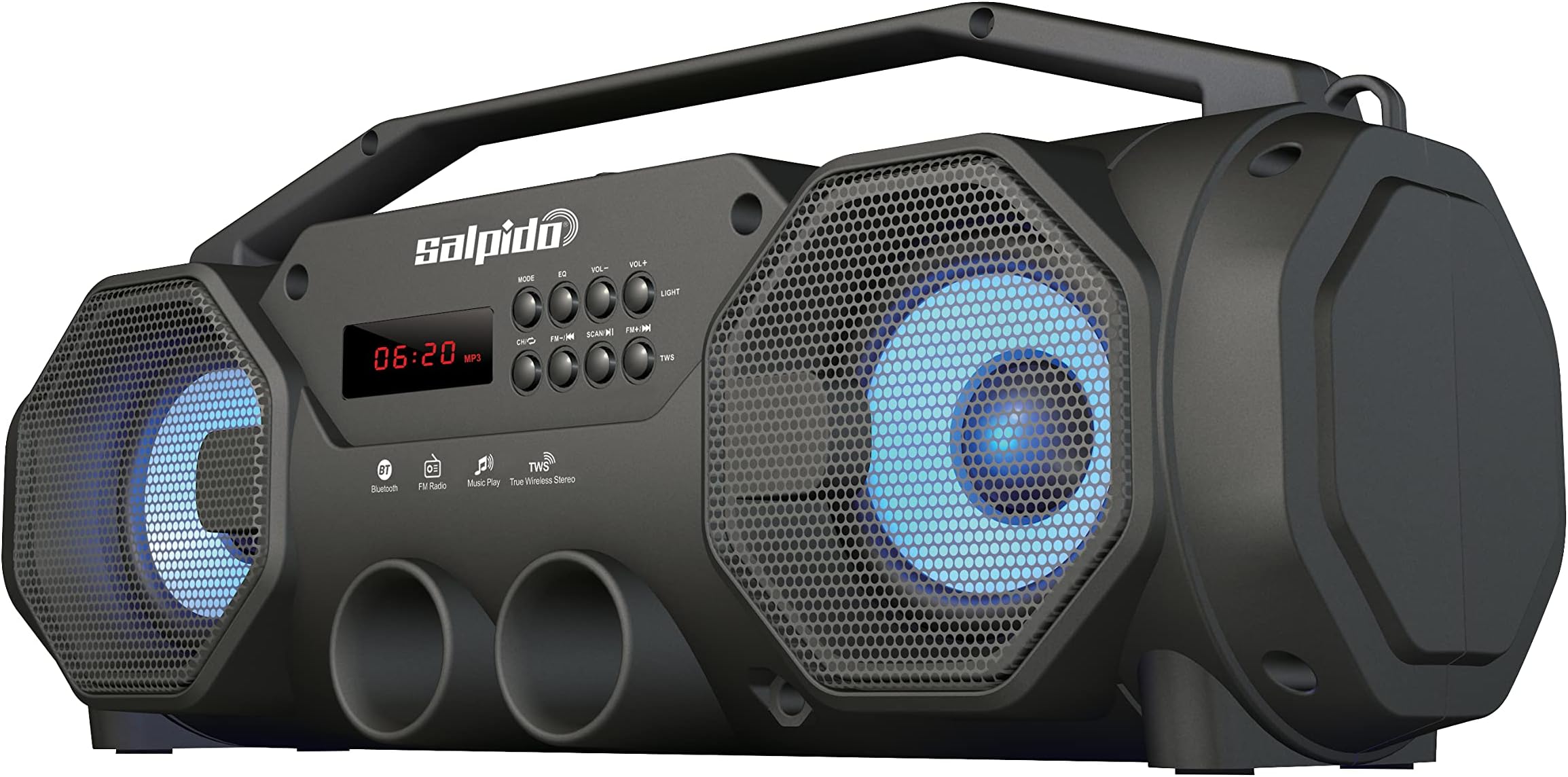 Zync Zumbox Bluetooth 5.0 Boombox Portable Speaker 32W Output,11Hours ...