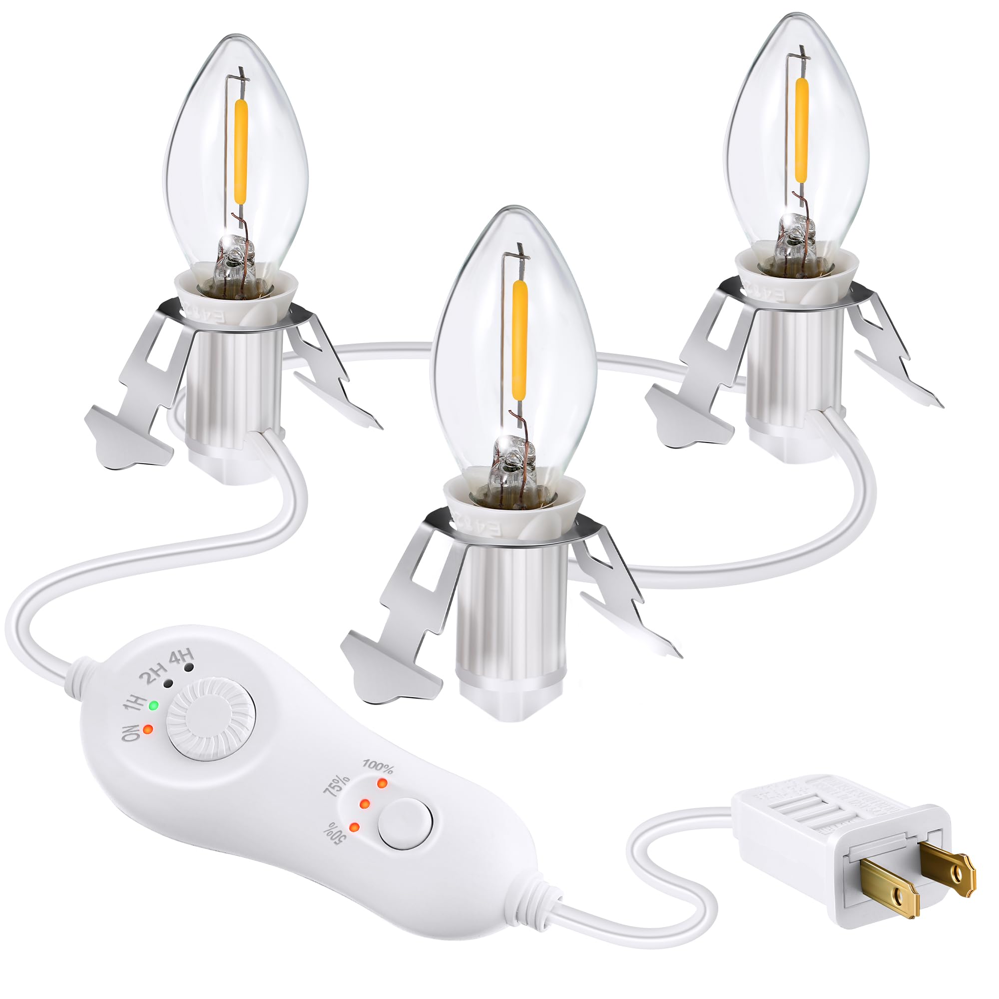 Amazon.com: Meonum Timing Dimmable Christmas Village Light Accessory ...